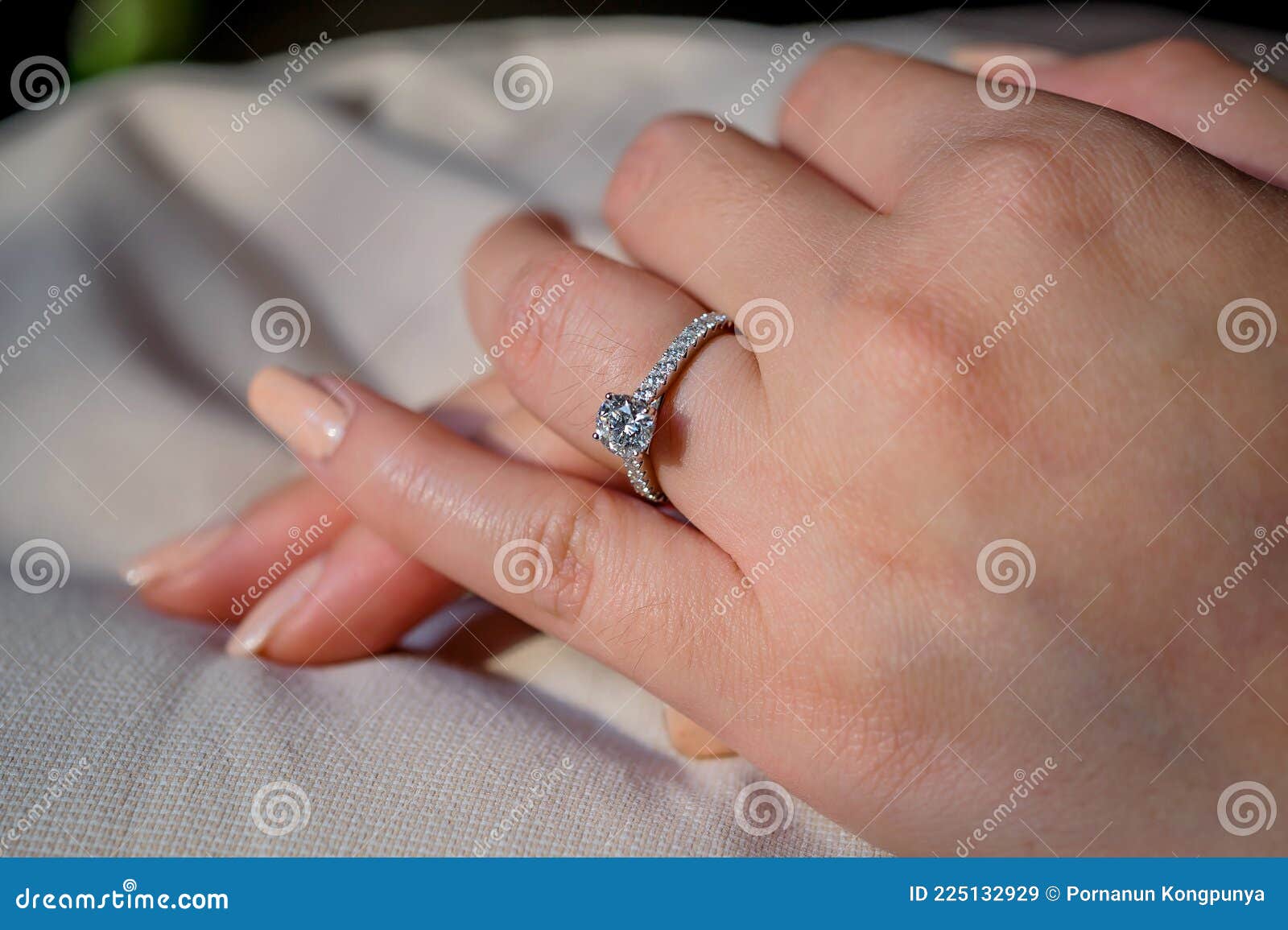 Wedding Rings Together in Hands Stock Image - Image of asian ...