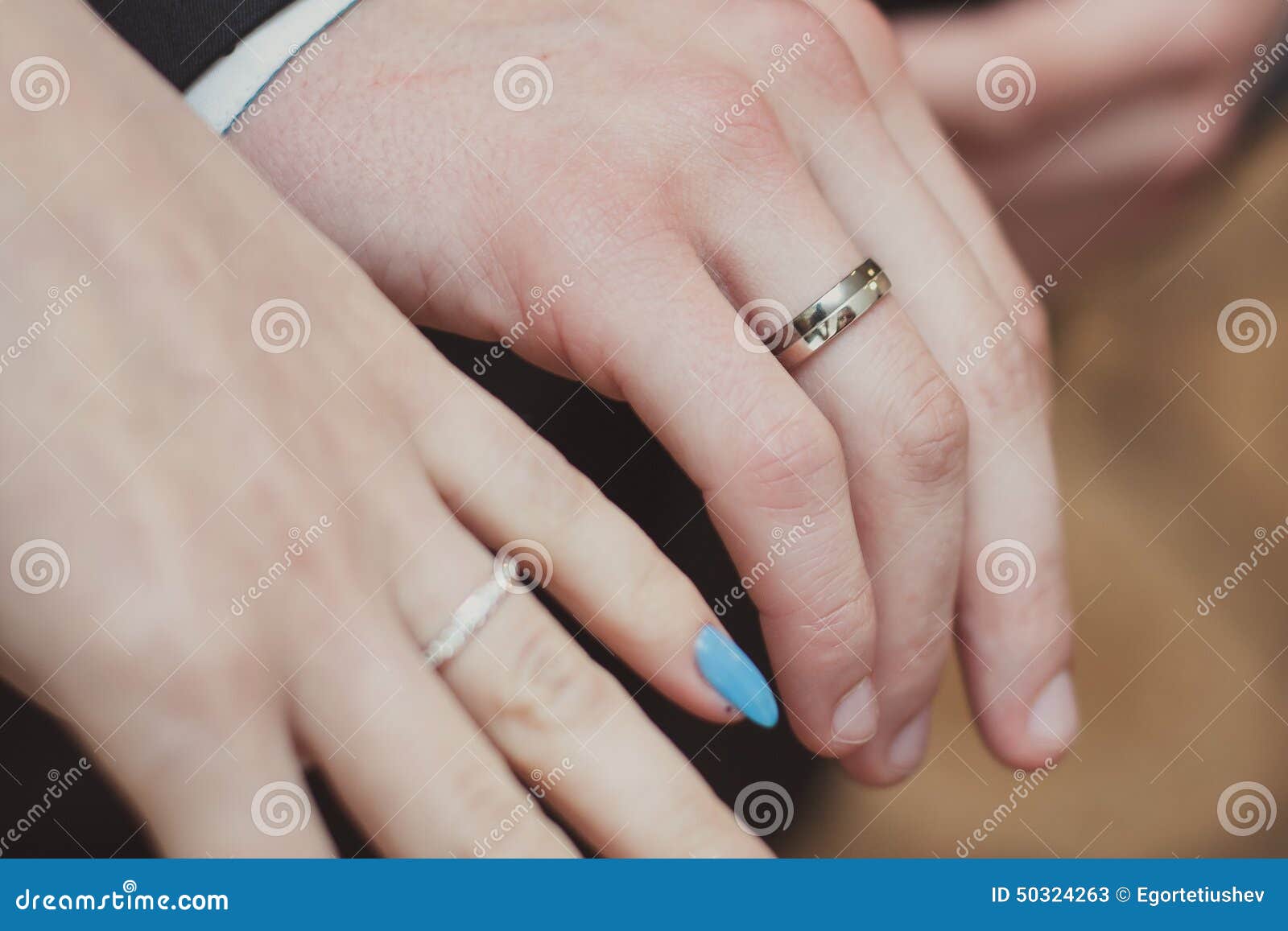 Wedding rings. stock image. Image of committed, happy - 50324263