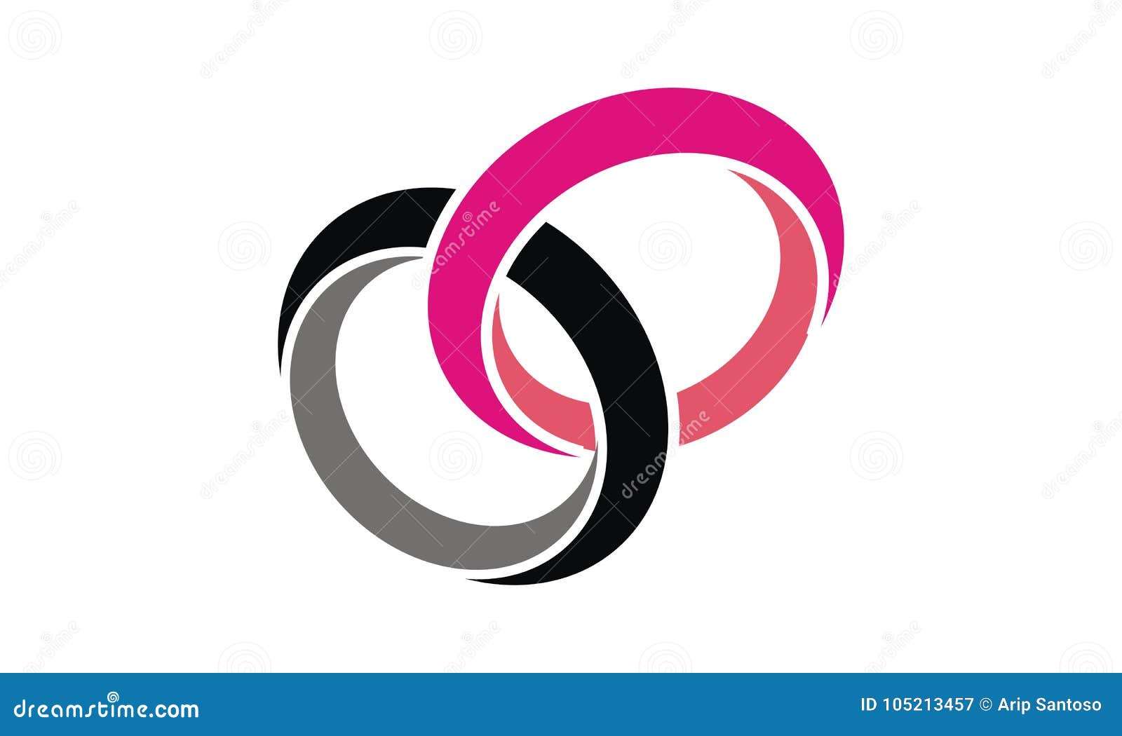 Wedding Rings Vector stock vector. Illustration of jewelery - 105213457