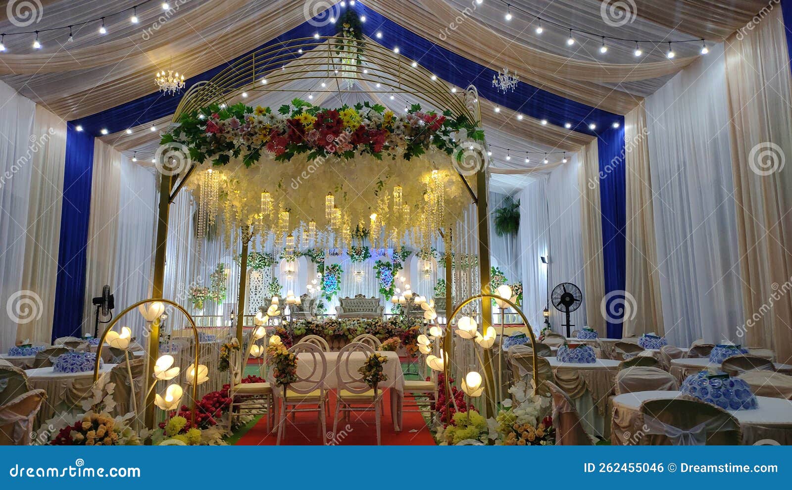 Wedding room design editorial photo. Image of wedding - 262455046
