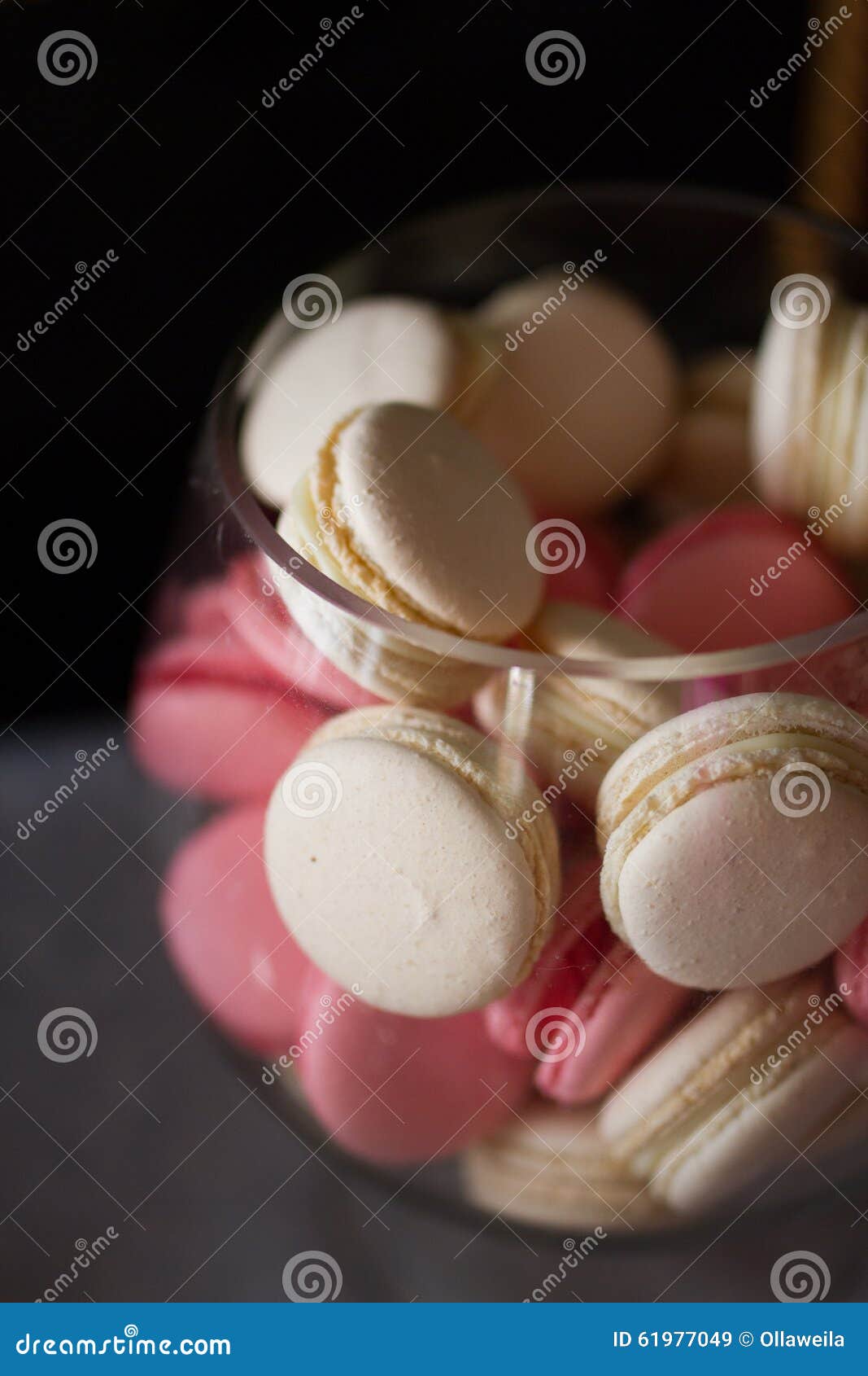 Wedding Set of Biscuits in Pink and White Stock Image - Image of candy ...