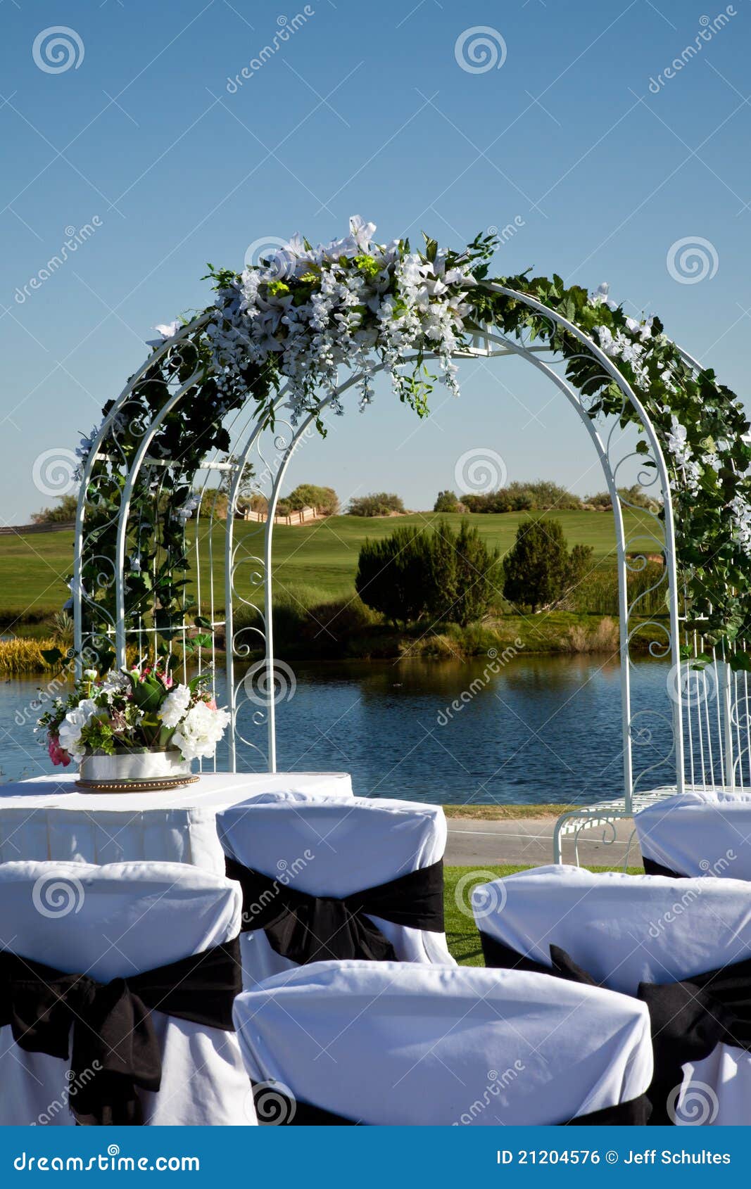 Wedding Setup stock photo. Image of ceremony, flowers - 21204576