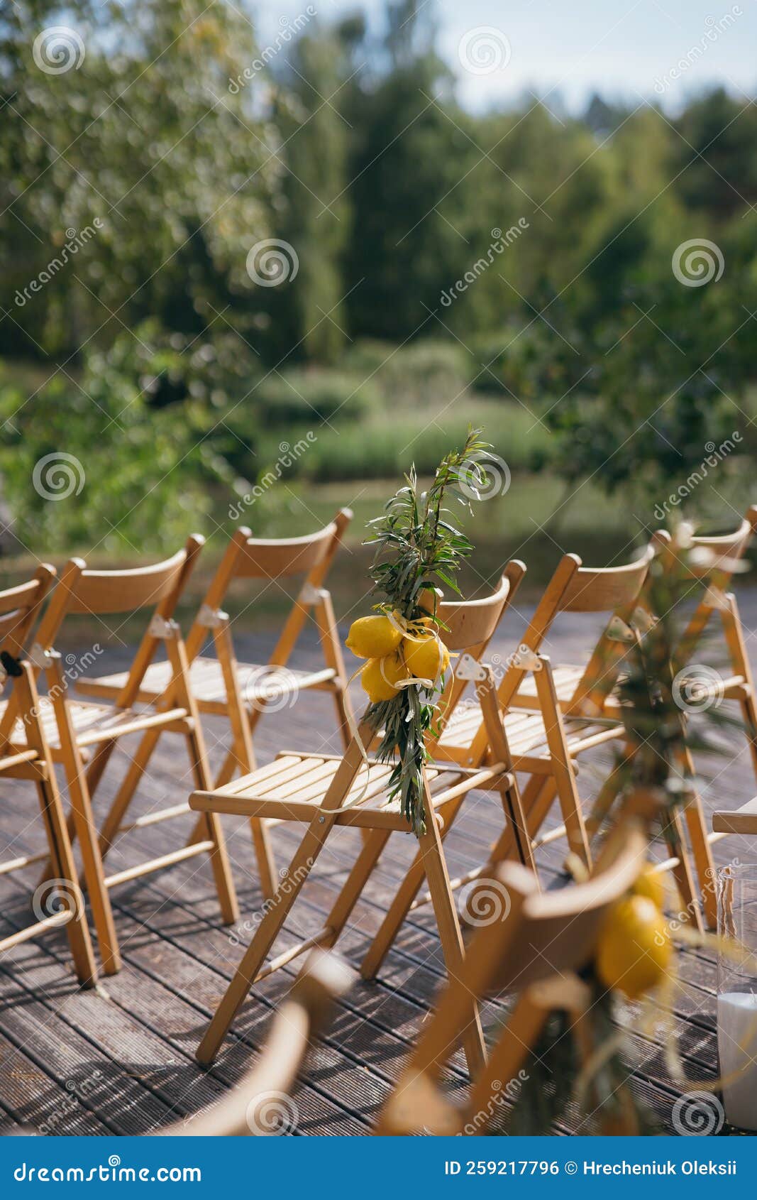 Wedding Setup. Preparation for the Wedding Ceremony Stock Photo - Image ...