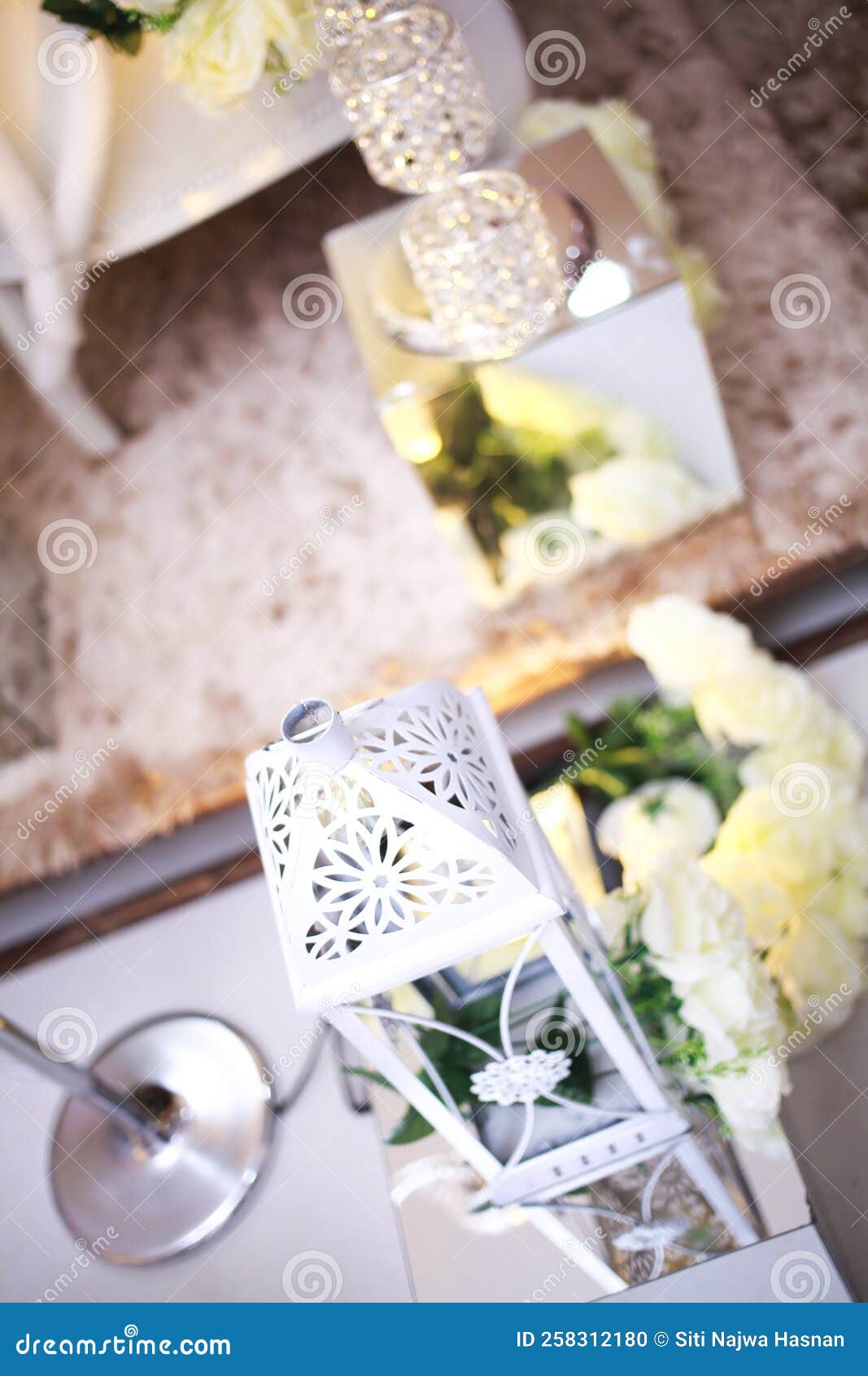Wedding Setup for Wedding Reception. Stock Photo - Image of bride ...