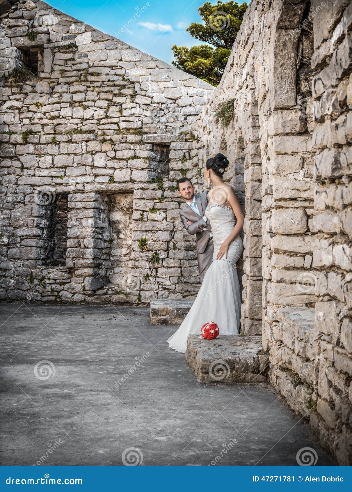 Wedding stock image. Image of stone, groom, wedding, wife - 47271781
