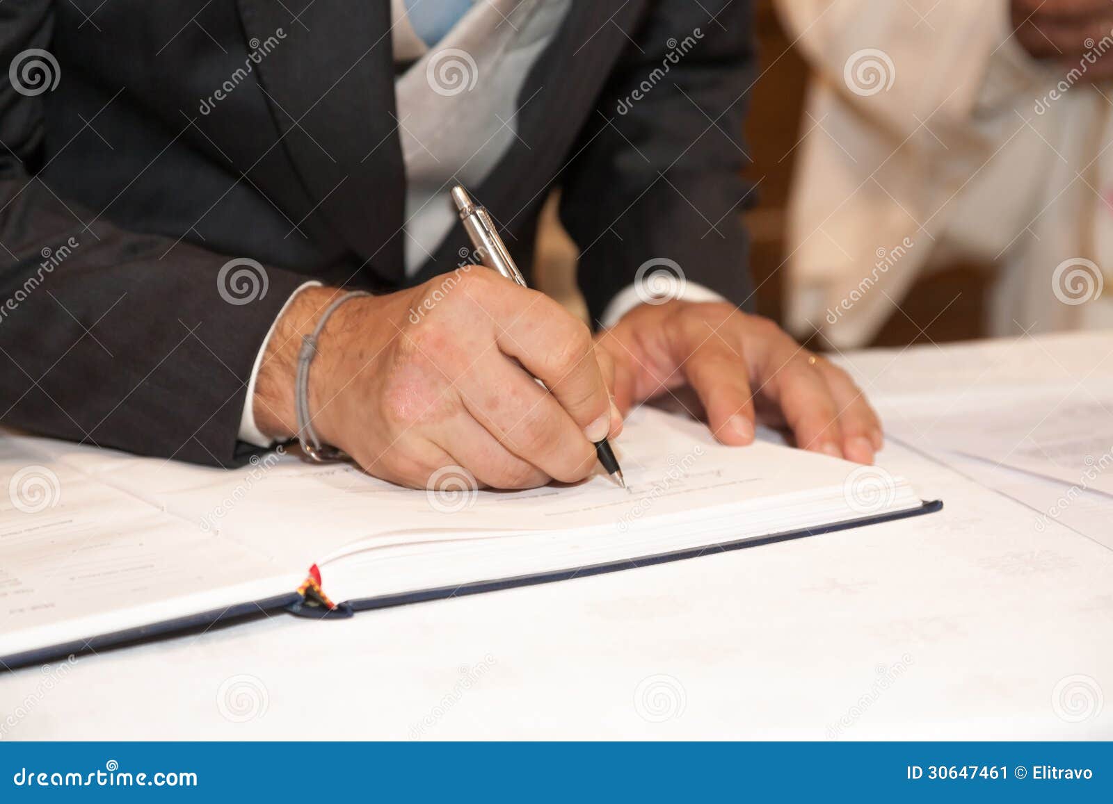 Wedding signature stock image. Image of legal, event - 30647461