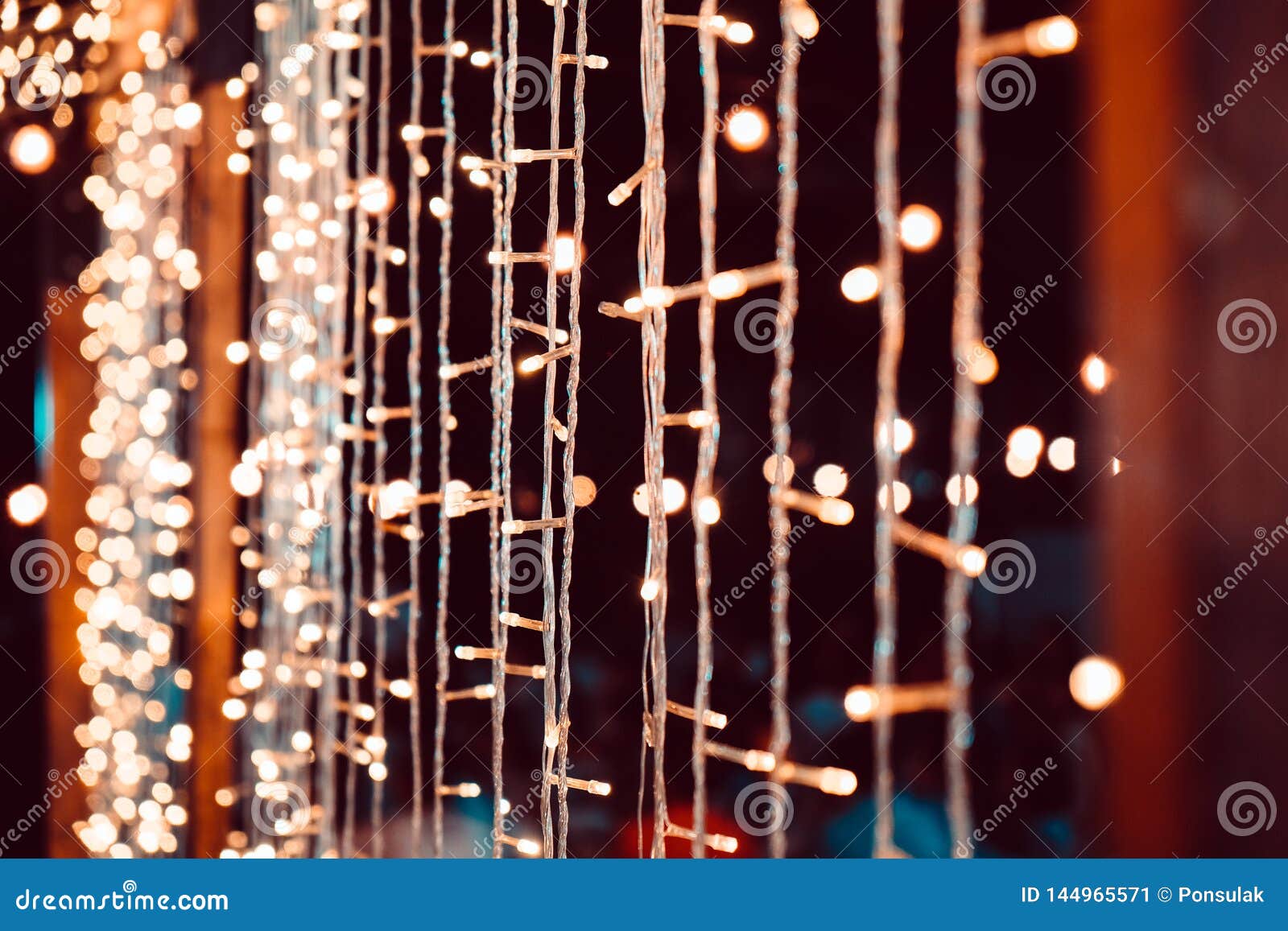 Wedding String Lights stock image. Image of background - 144965571