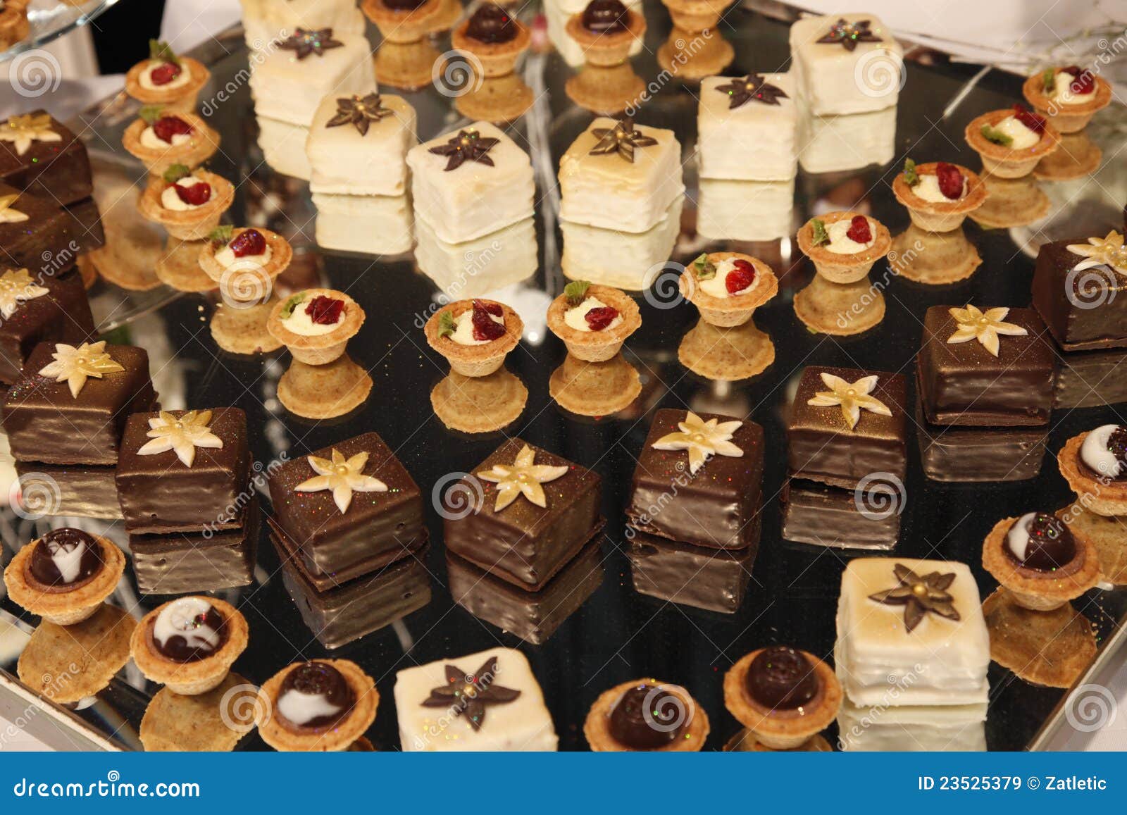 Wedding sweets stock image. Image of cake, leaf, cream - 23525379