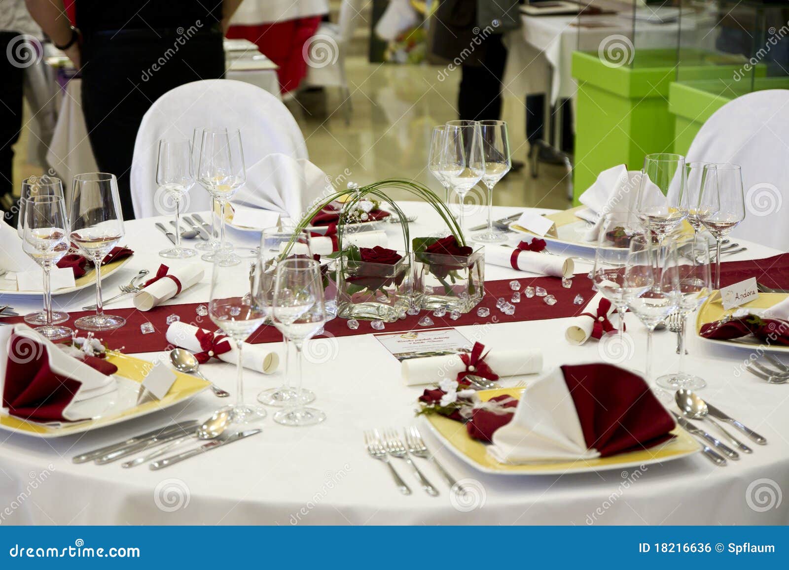 Wedding Table Picture. Image: 18216636