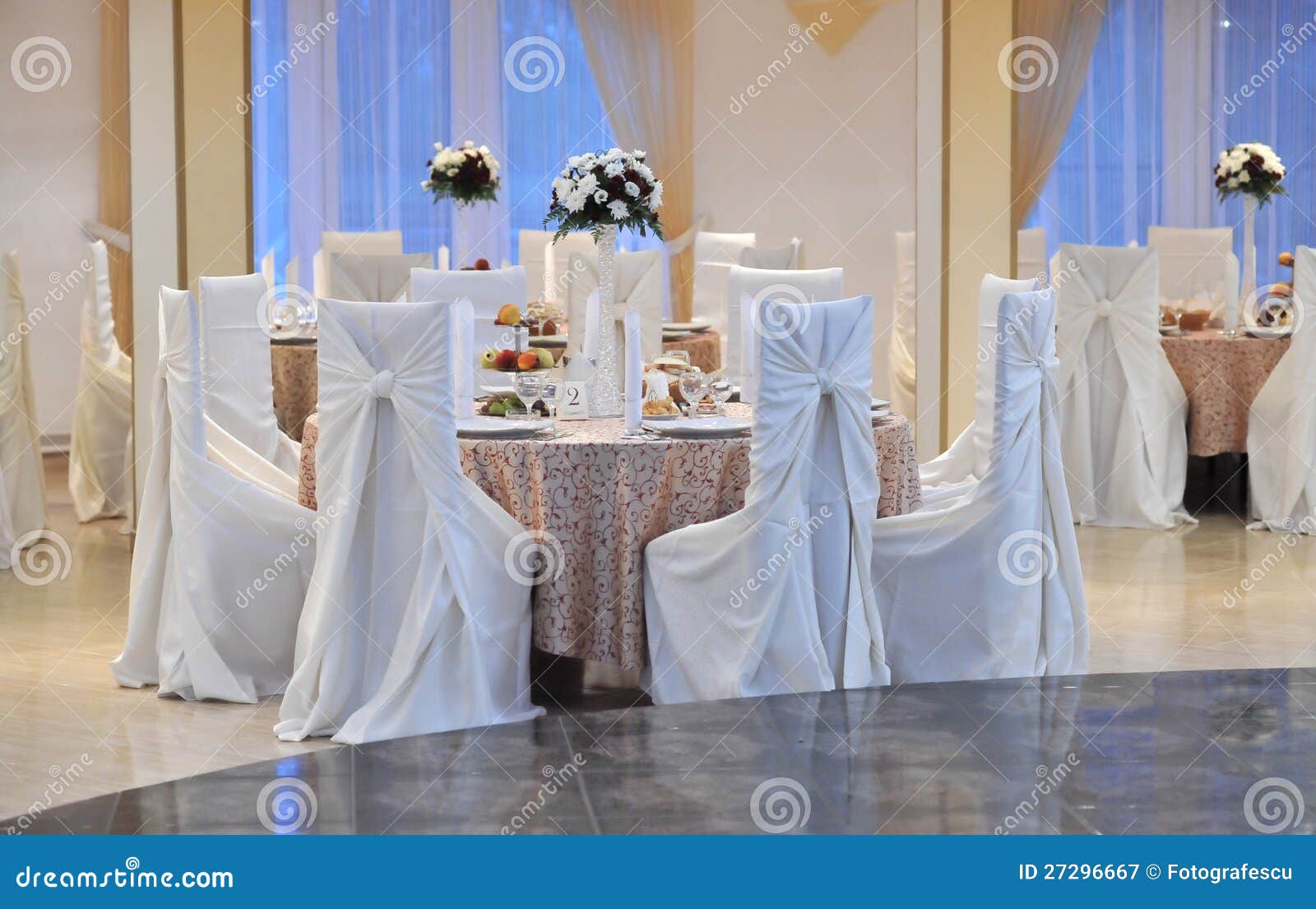 Wedding table stock image. Image of glass, ceremony, decoration - 27296667
