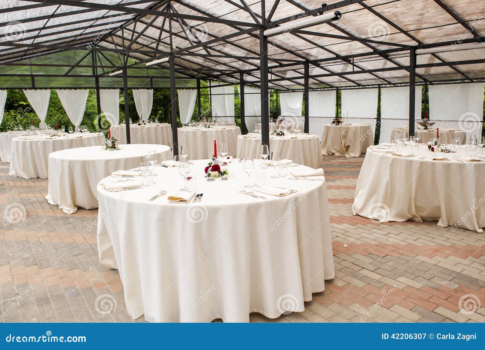 Wedding Table in the Castle Stock Image - Image of catering, formal ...