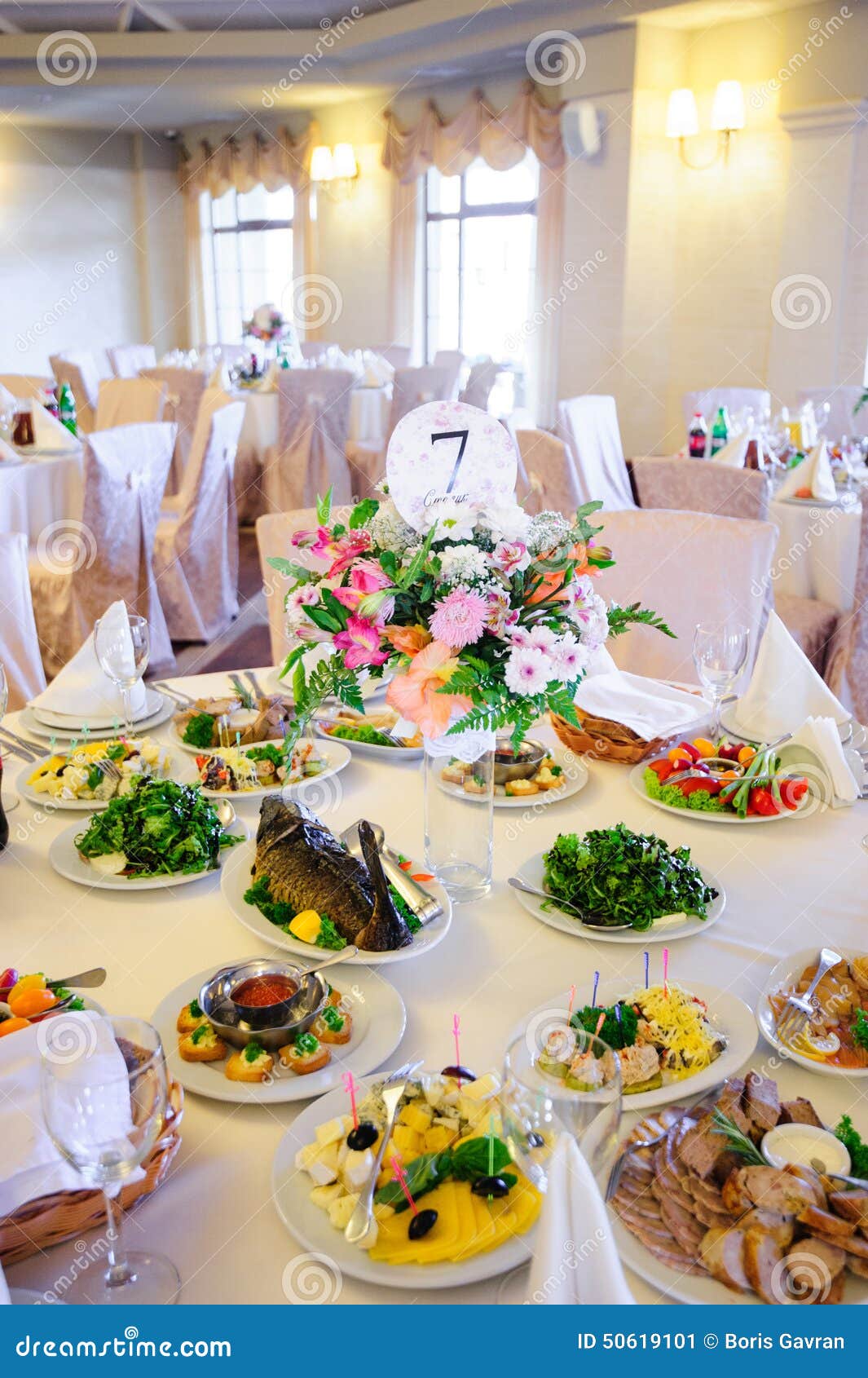 Wedding Reception Food Table