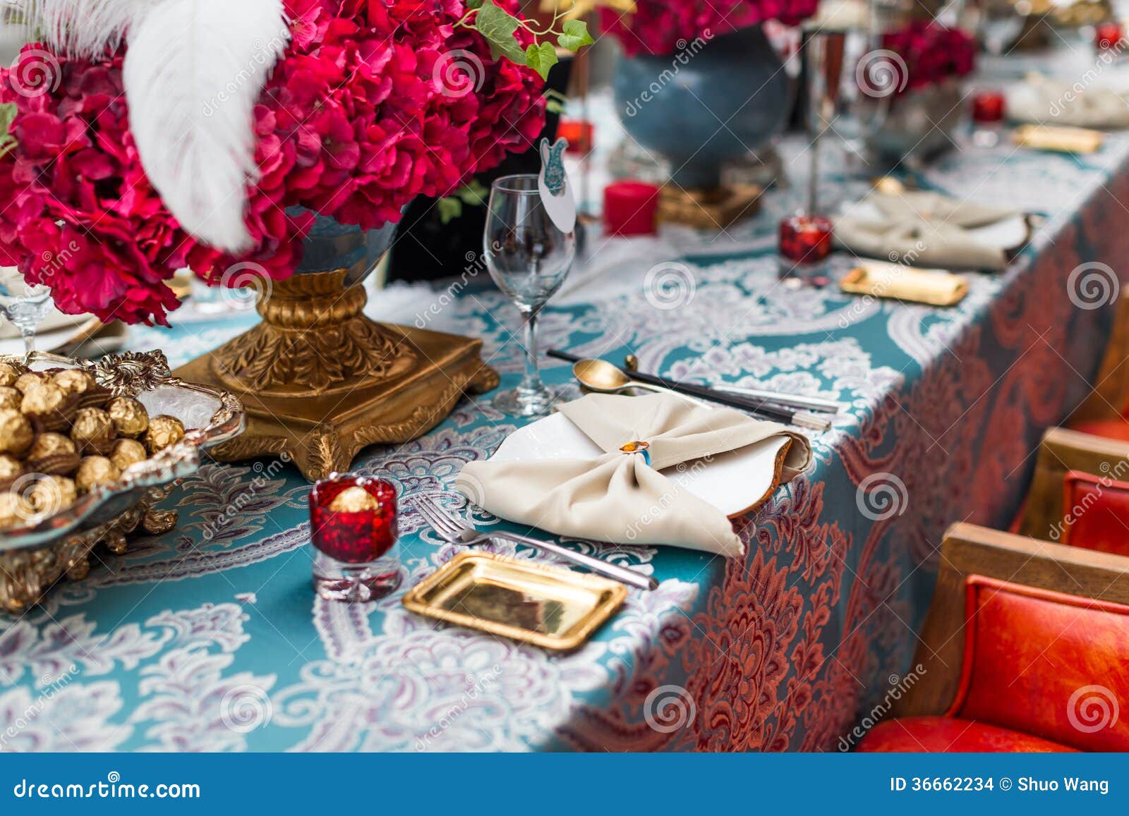 Wedding table stock photo. Image of banquet, color, business - 36662234