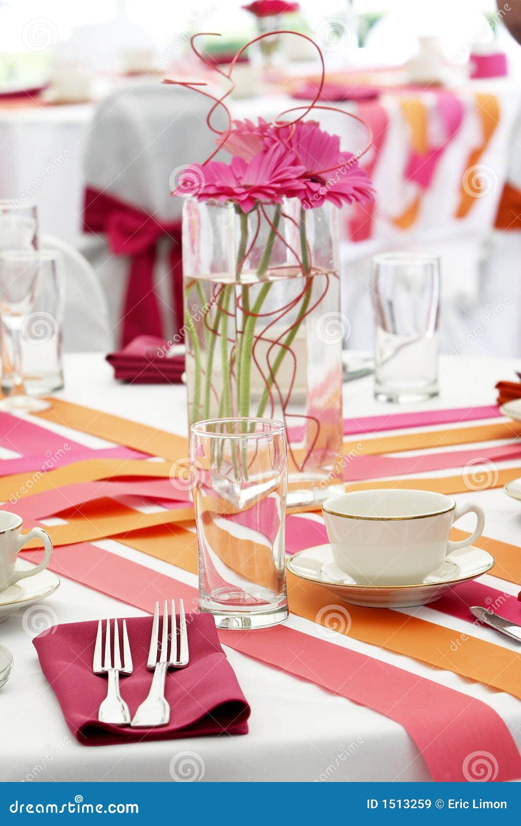 Wedding Table Set for Fun Dining during a Banquet Event - Lots O Stock ...
