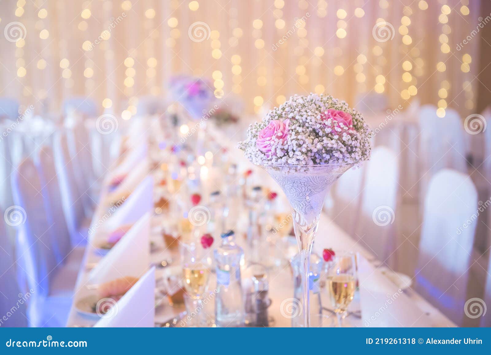 Wedding Table Setting with Floral Decoration Stock Photo - Image of ... Wedding Table Setting with Floral Decoration Stock Photo - Image of ...