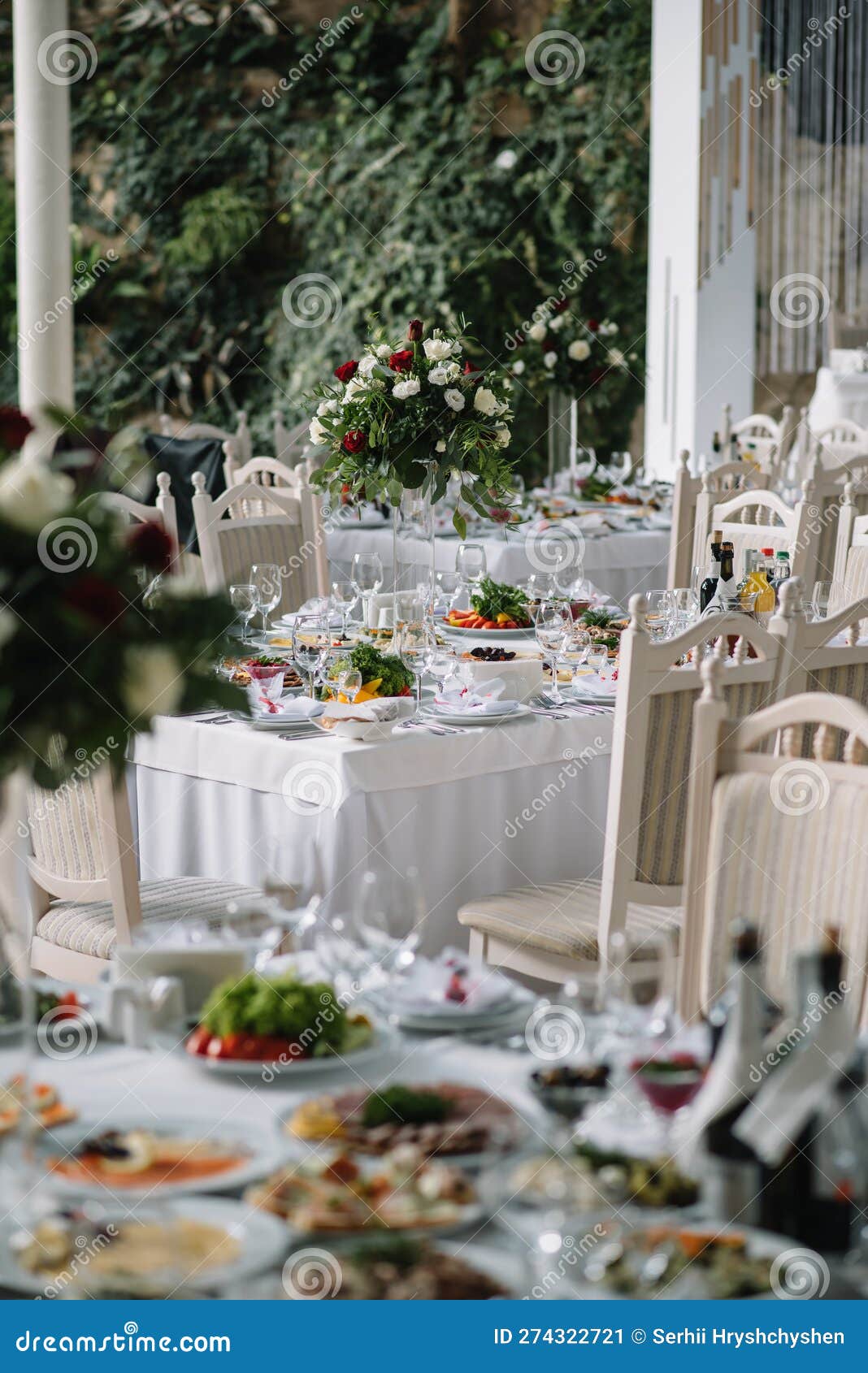 Wedding Table Setting in Rustic Style. Stock Image - Image of retro ...
