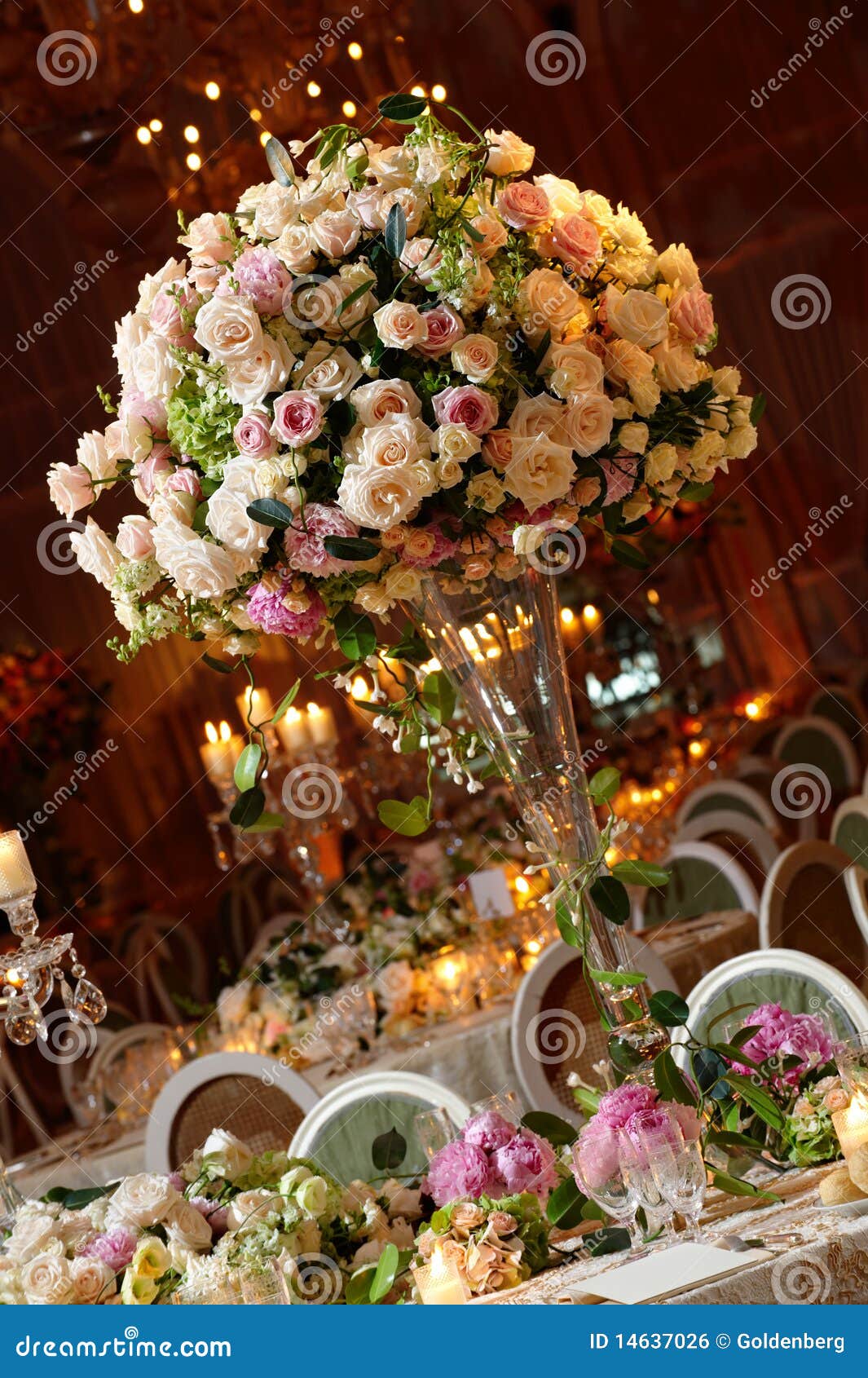 Fancy Guest Square Table Set Up For A Wedding Or Social Event In The ...