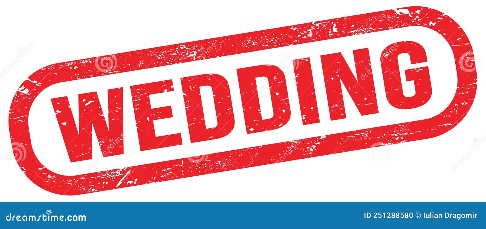 WEDDING, Text Written on Red Stamp Sign Stock Illustration ...