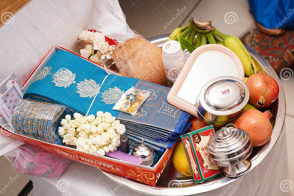 Wedding Thamboolamin Reception Hall Stock Image - Image of pooja ...