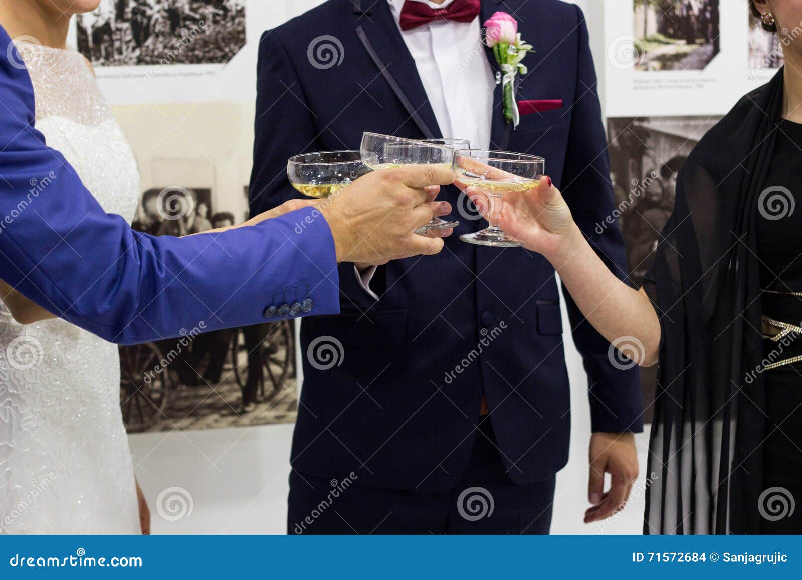 Wedding toast stock photo. Image of emotion, celebration - 71572684