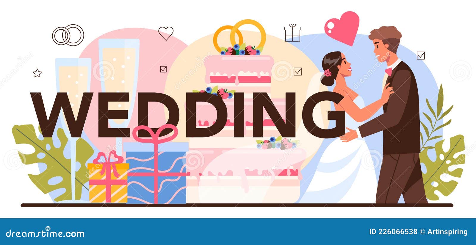 Wedding Typographic Header. Professional Organizer Planning Wedding ...