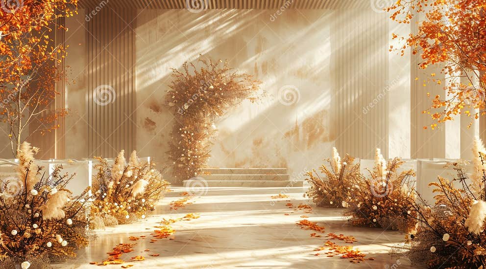 Wedding venue background stock photo. Image of trees - 308133794