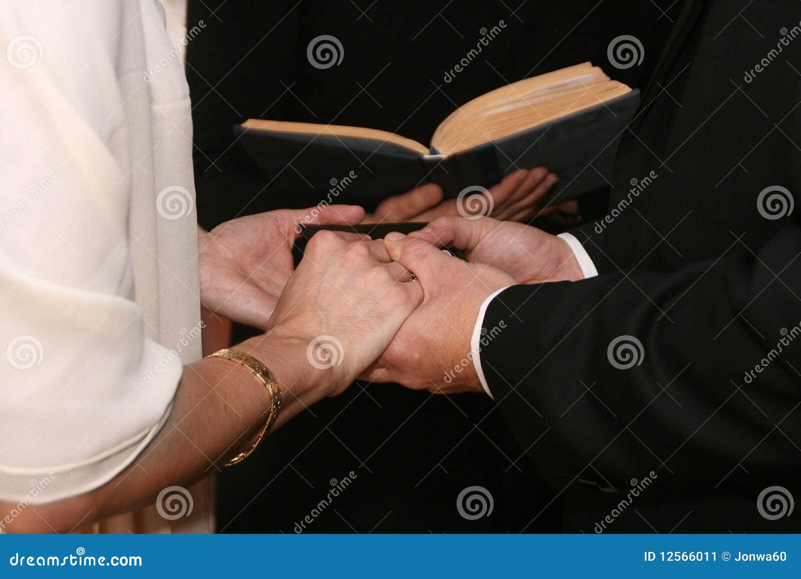 Wedding Vow with Bible stock image. Image of married - 12566011