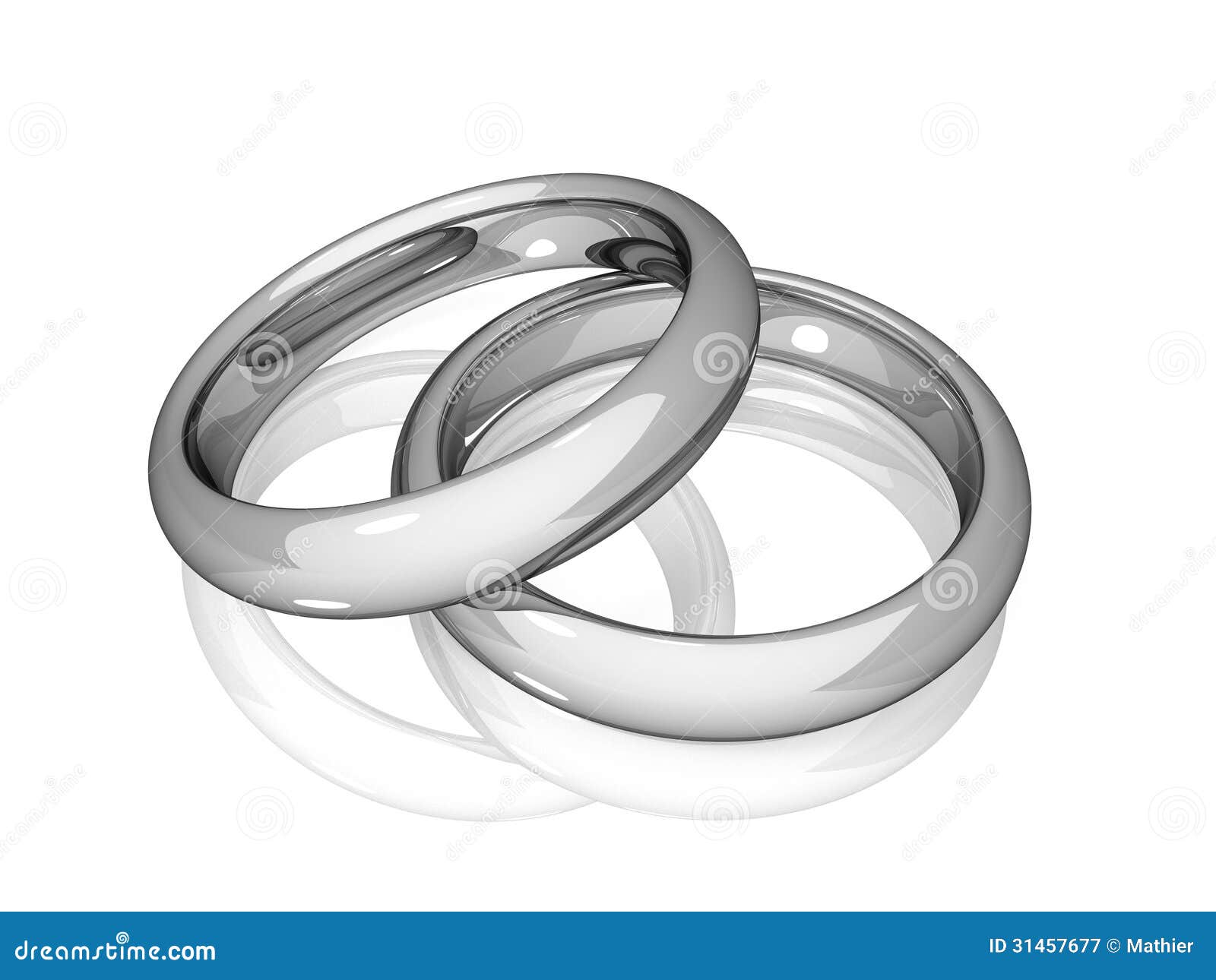 Wedding - White Golden Rings Stock Illustration - Illustration of ...