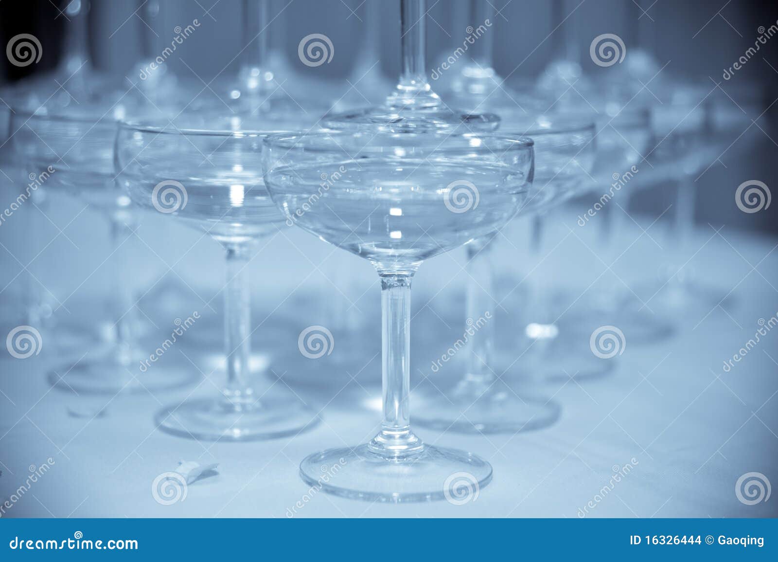 Wedding Wine Glasses Stack with Digital Work Stock Photo - Image of ...