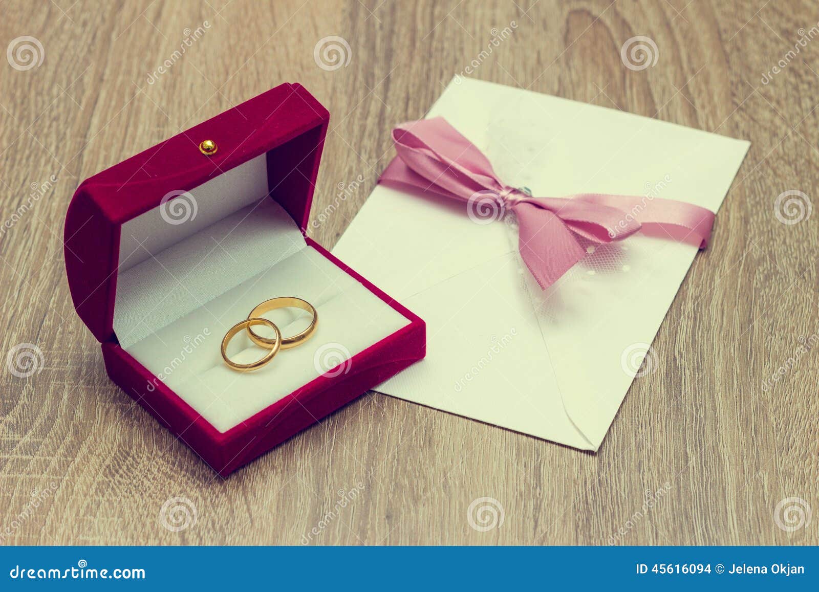 Weddings Ring and Invitation Stock Photo - Image of holidays, weddings ...