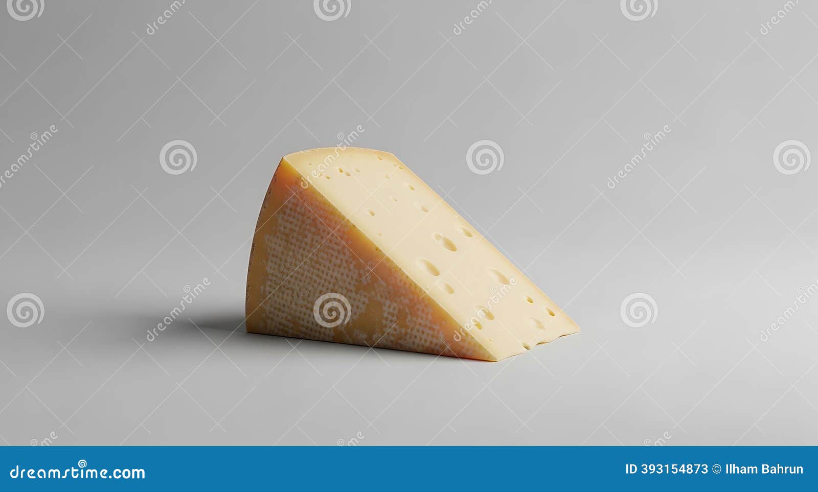 Emmental Cheese Triangle, Swiss Cheese, Isolated On White Background ...