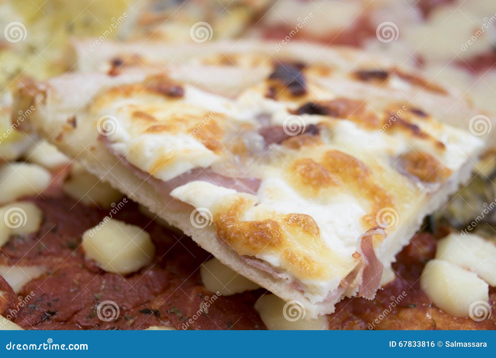 Wedge of homemade pizza stock photo. Image of cured, crostino - 67833816