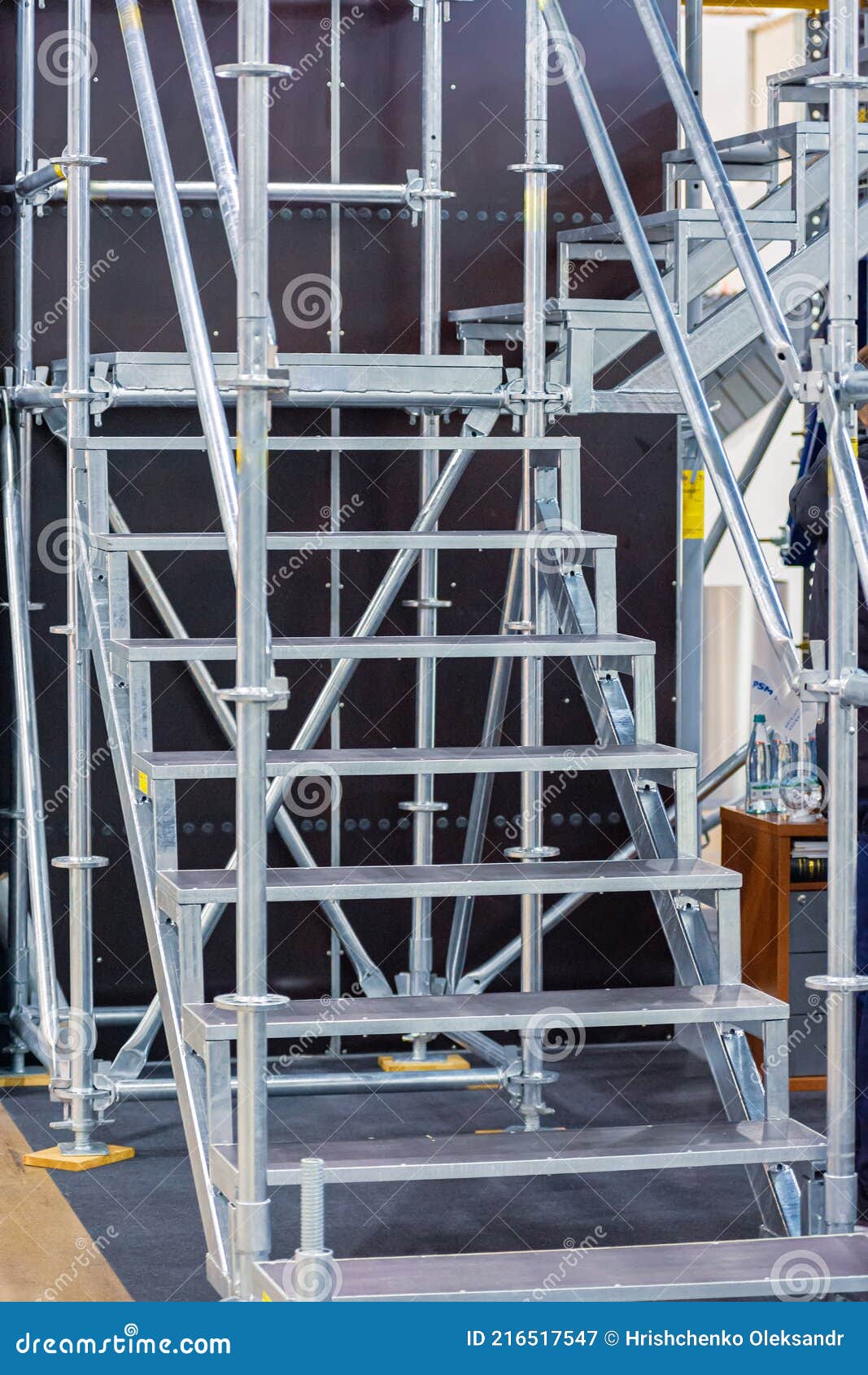Wedge Scaffolding. Support Frame System Stock Image - Image of ...