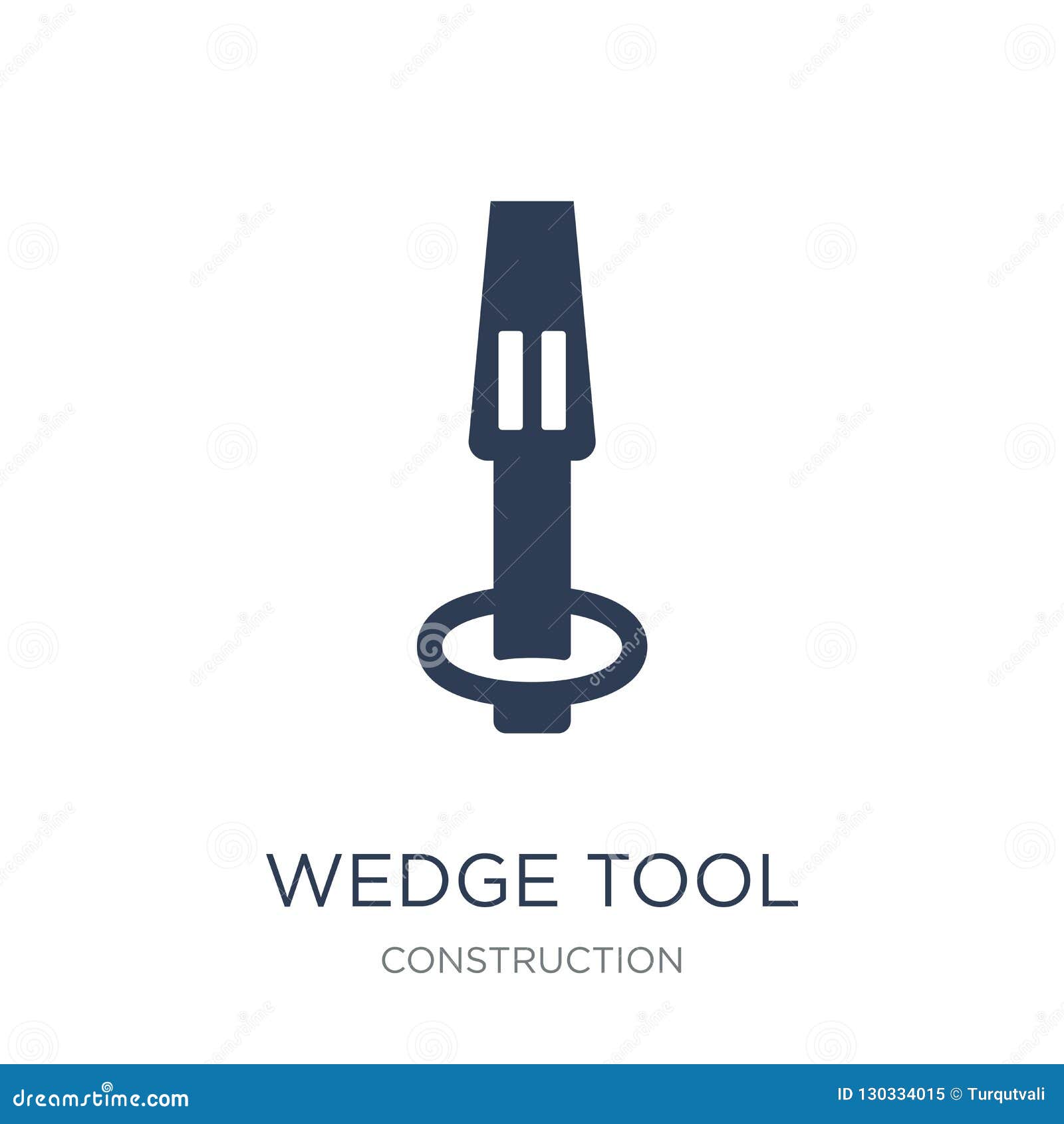 Wedge Tool Icon. Trendy Flat Vector Wedge Tool Icon on White Background ...