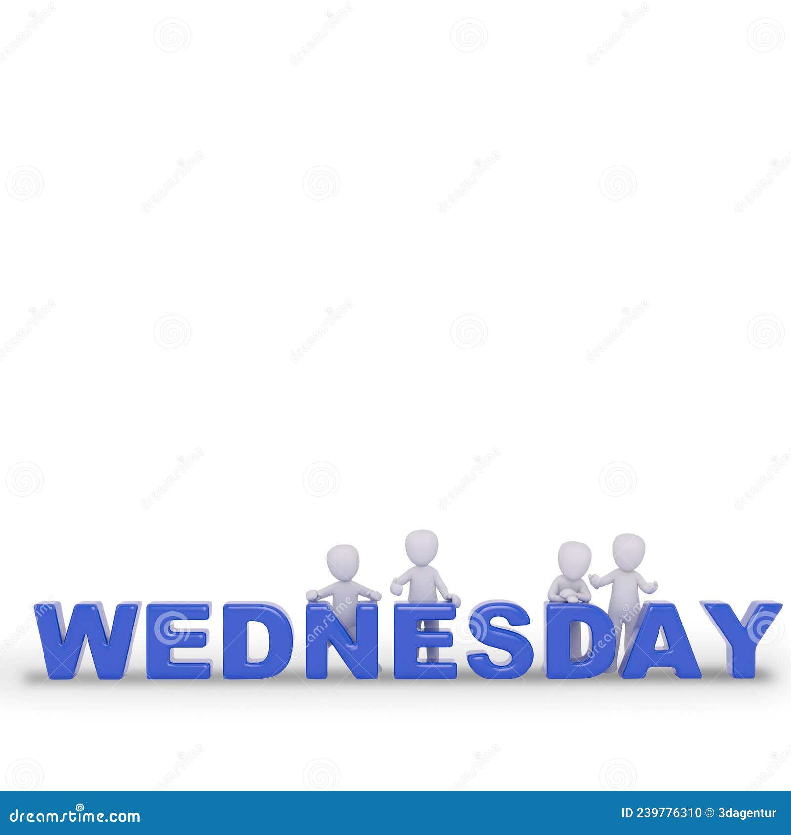 Wednesday is Project Management Team Day Stock Illustration ...