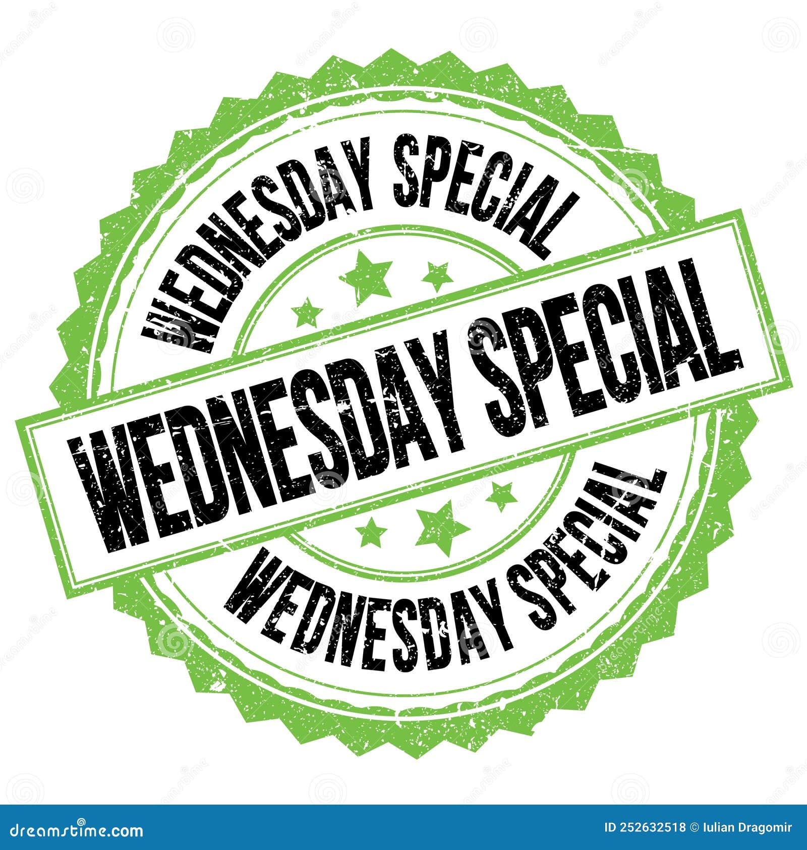 WEDNESDAY SPECIAL Text on Green-black Round Stamp Sign Stock ... WEDNESDAY SPECIAL Text on Green-black Round Stamp Sign Stock ...