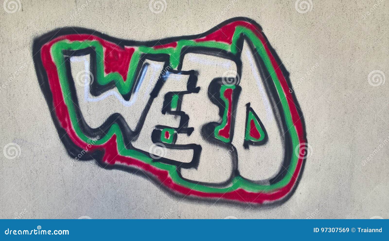 Weed Graffity stock image. Image of black, white, wall - 97307569