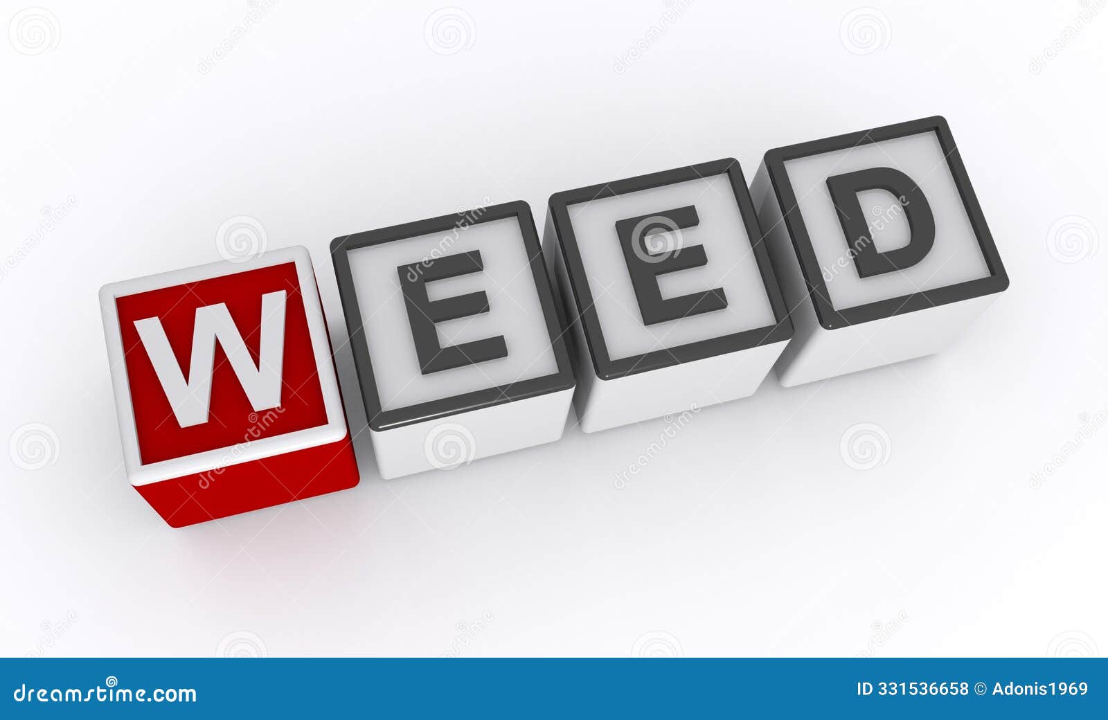 Cannabis Bud Word Melted Hand Lettering Text Illustrations Cartoon ...