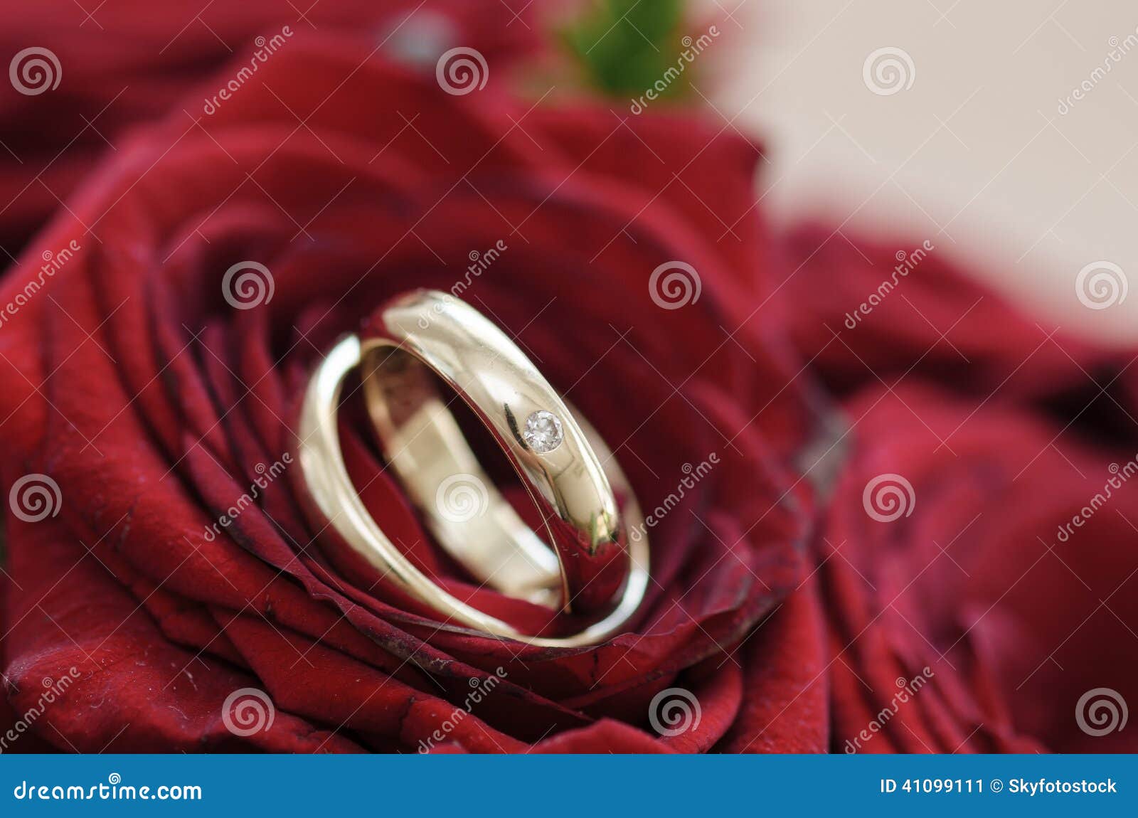 Weeding rings stock image. Image of ceremony, gold, couple - 41099111