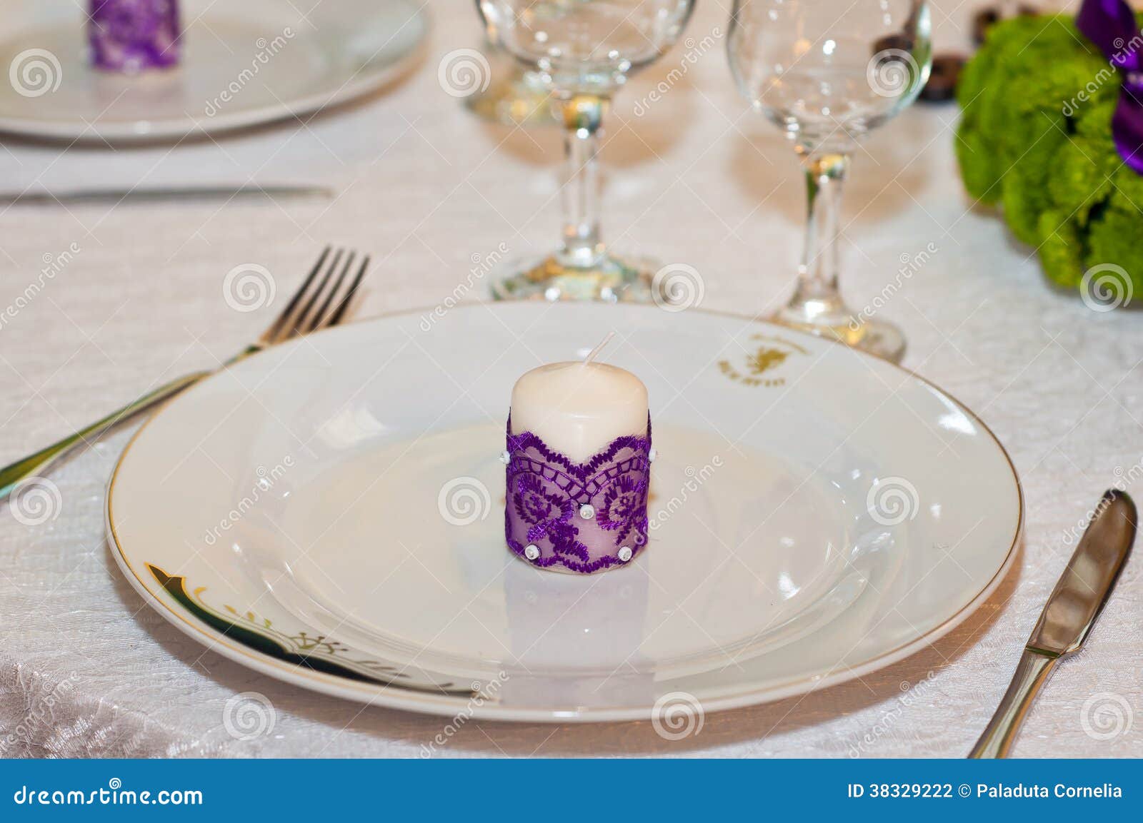Weeding table stock photo. Image of knives, dish, lunch - 38329222