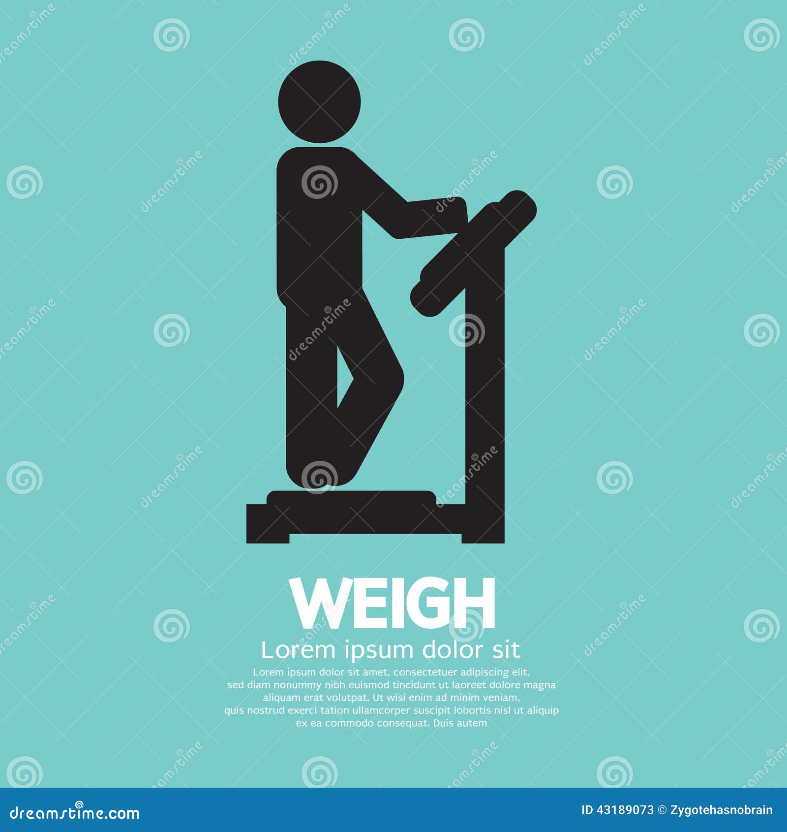 Weeg Grafisch Symbool vector illustratie. Illustration of schaal - 43189073