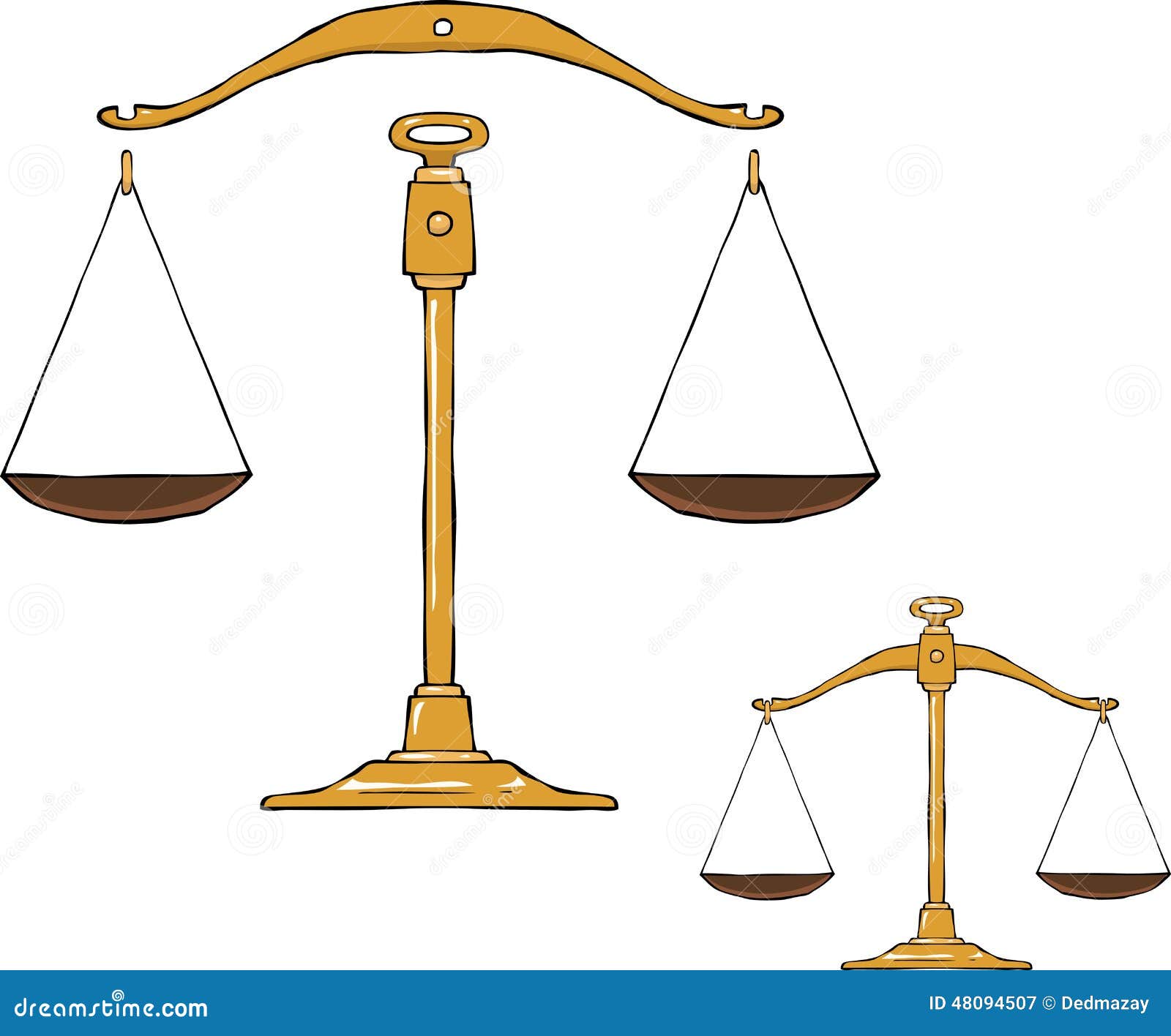 Weegschaal vector illustratie. Illustration of schalen - 48094507