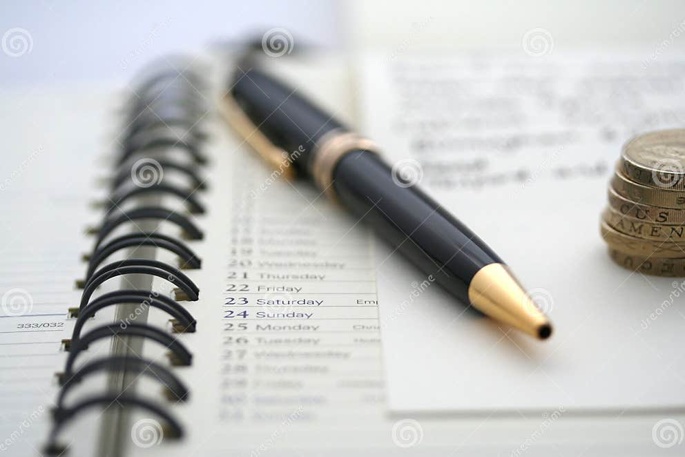 Week end stock image. Image of month, calendar, binder - 751603