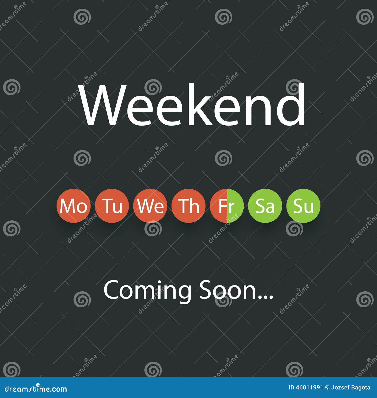 Week-end Venant - Illustration De Vecteur Illustration de Vecteur ...