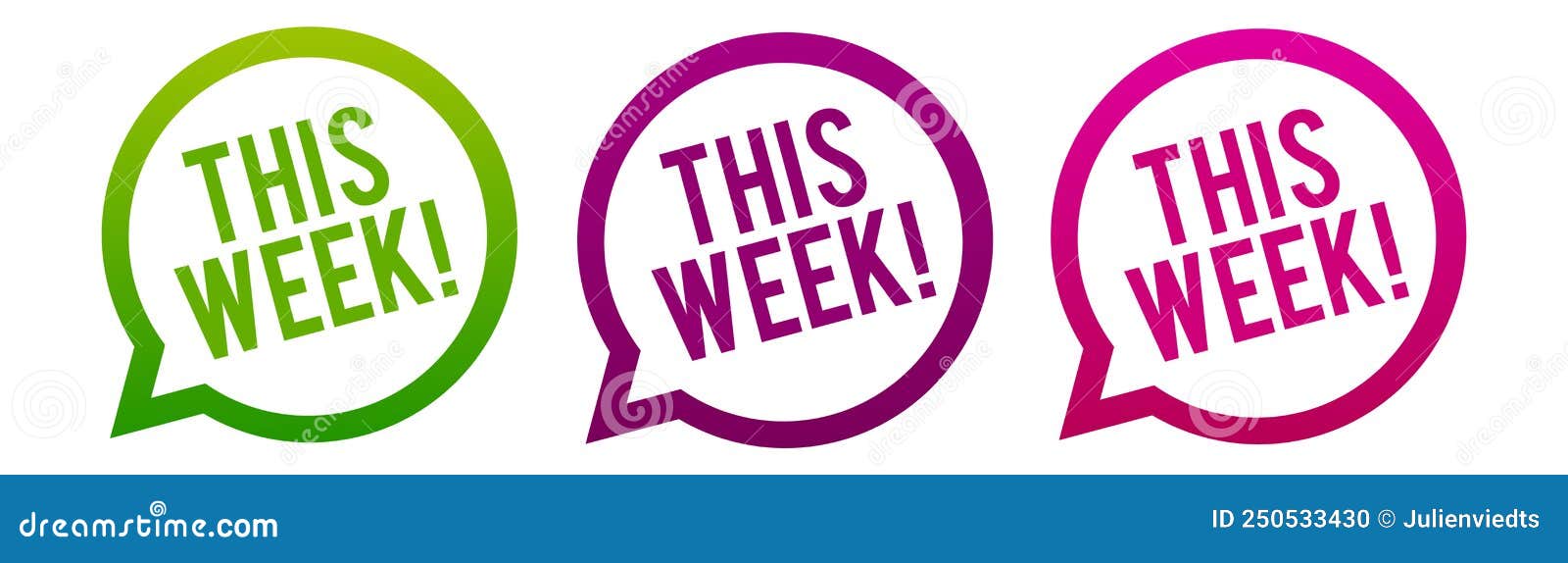 This Week Round Web Buttons. Circle Vector Illustration Stock Vector ... This Week Round Web Buttons. Circle Vector Illustration Stock Vector ...