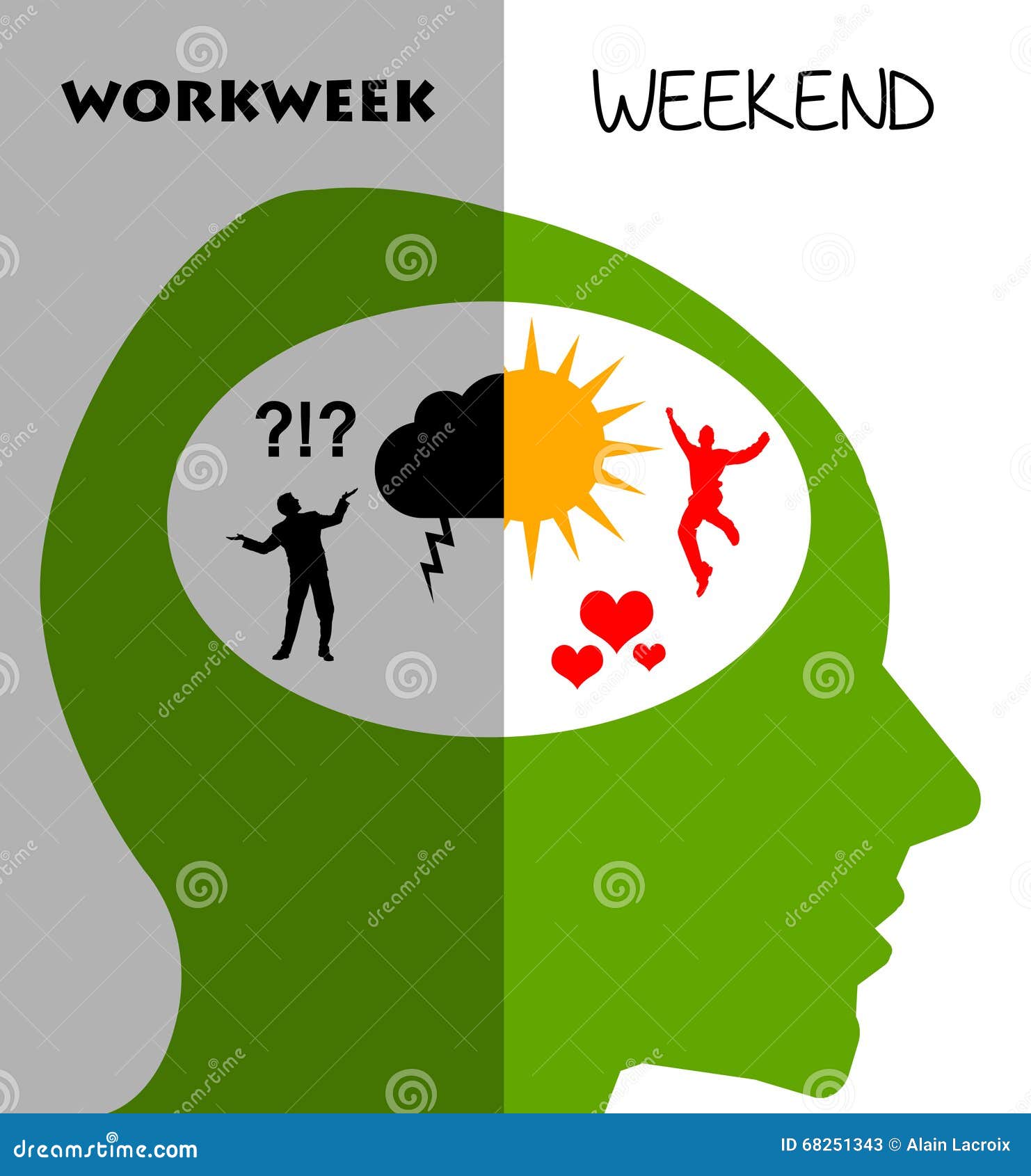 Week weekend stock illustration. Illustration of enjoy - 68251343