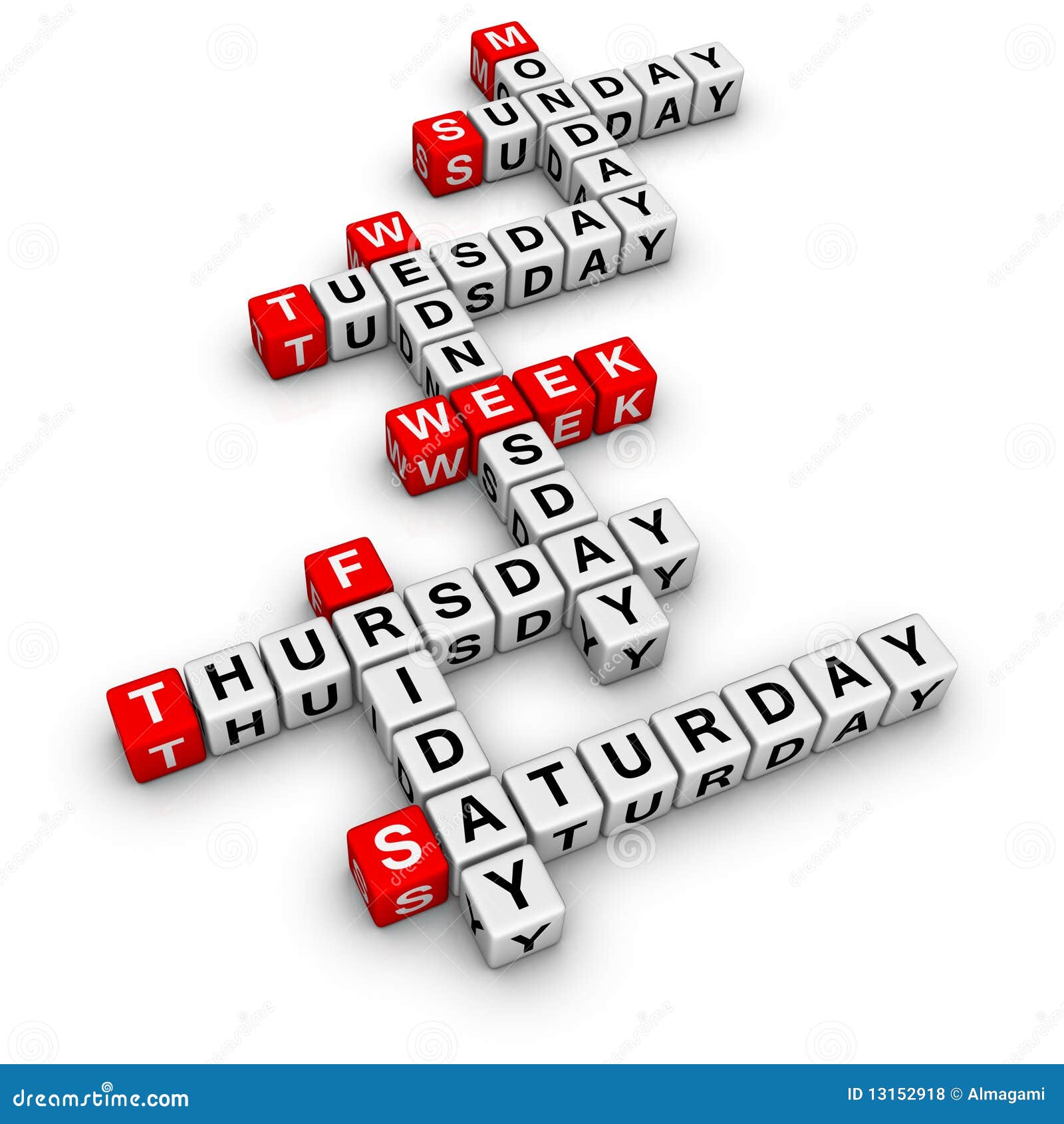 Weekdays Stock Illustrations – 2,400 Weekdays Stock Illustrations ...