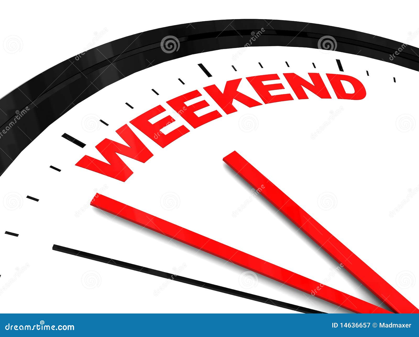 Weekend stock illustration. Illustration of timer, time - 14636657