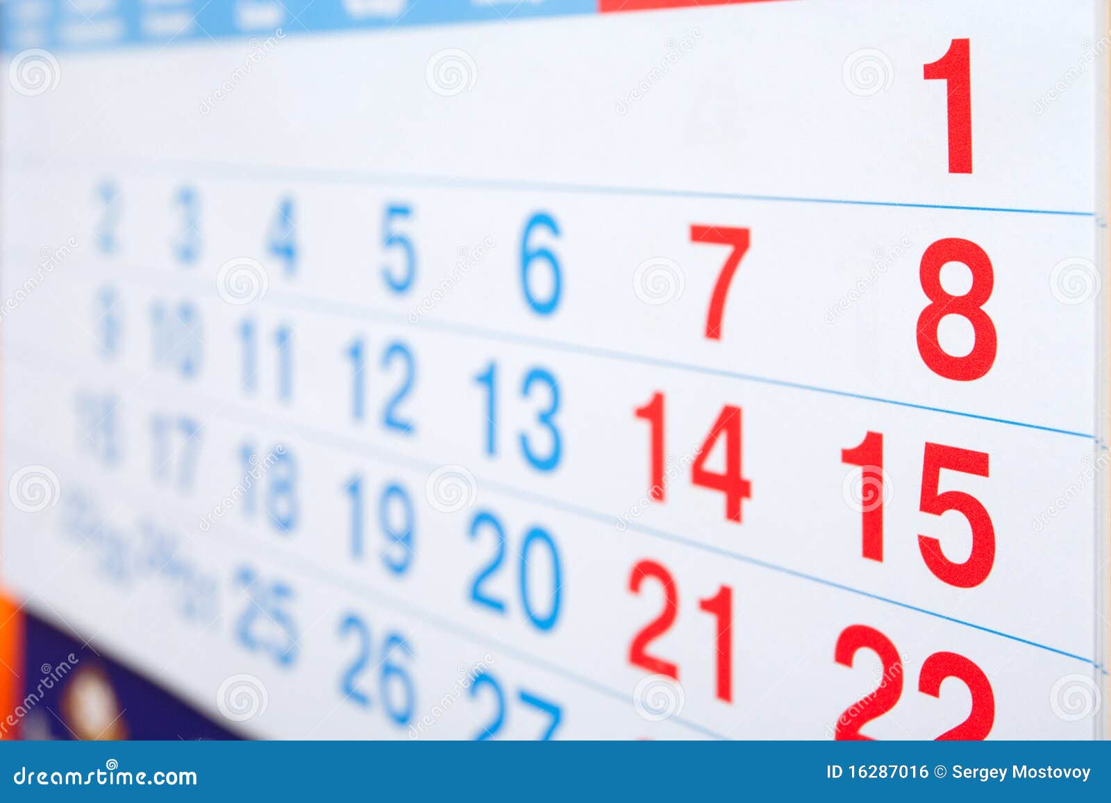 Weekend stock photo. Image of month, number, yearly, office - 16287016