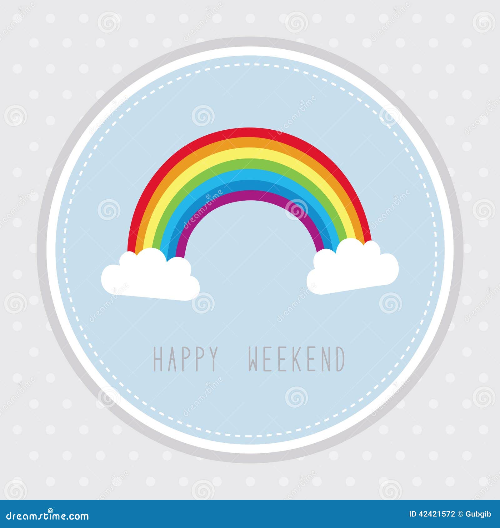 Weekend card1 stock vector. Illustration of colorful - 42421572